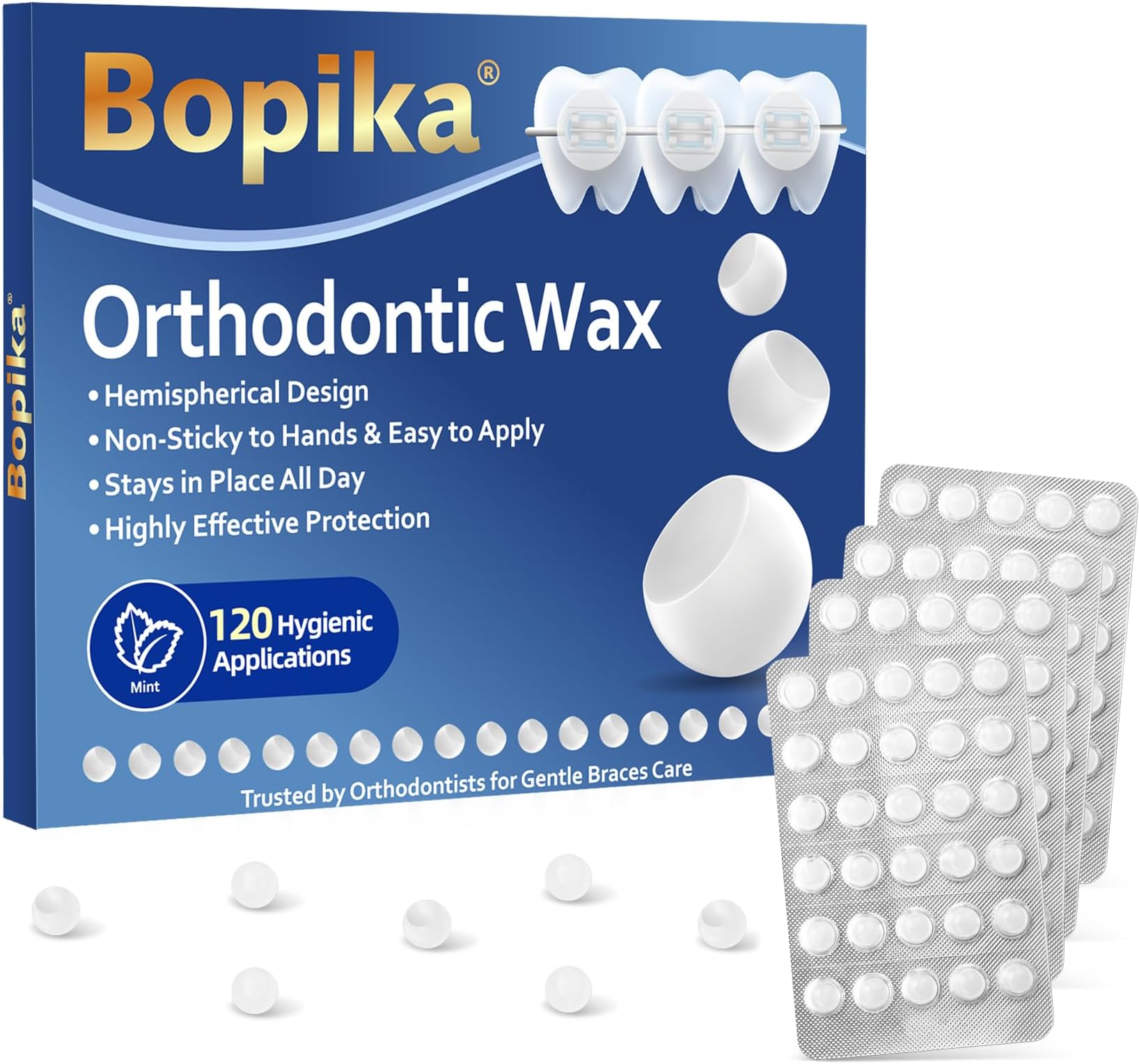 Amazon.com : Bee Well Ortho Wax Pure | All Natural Extra Firm Braces ...