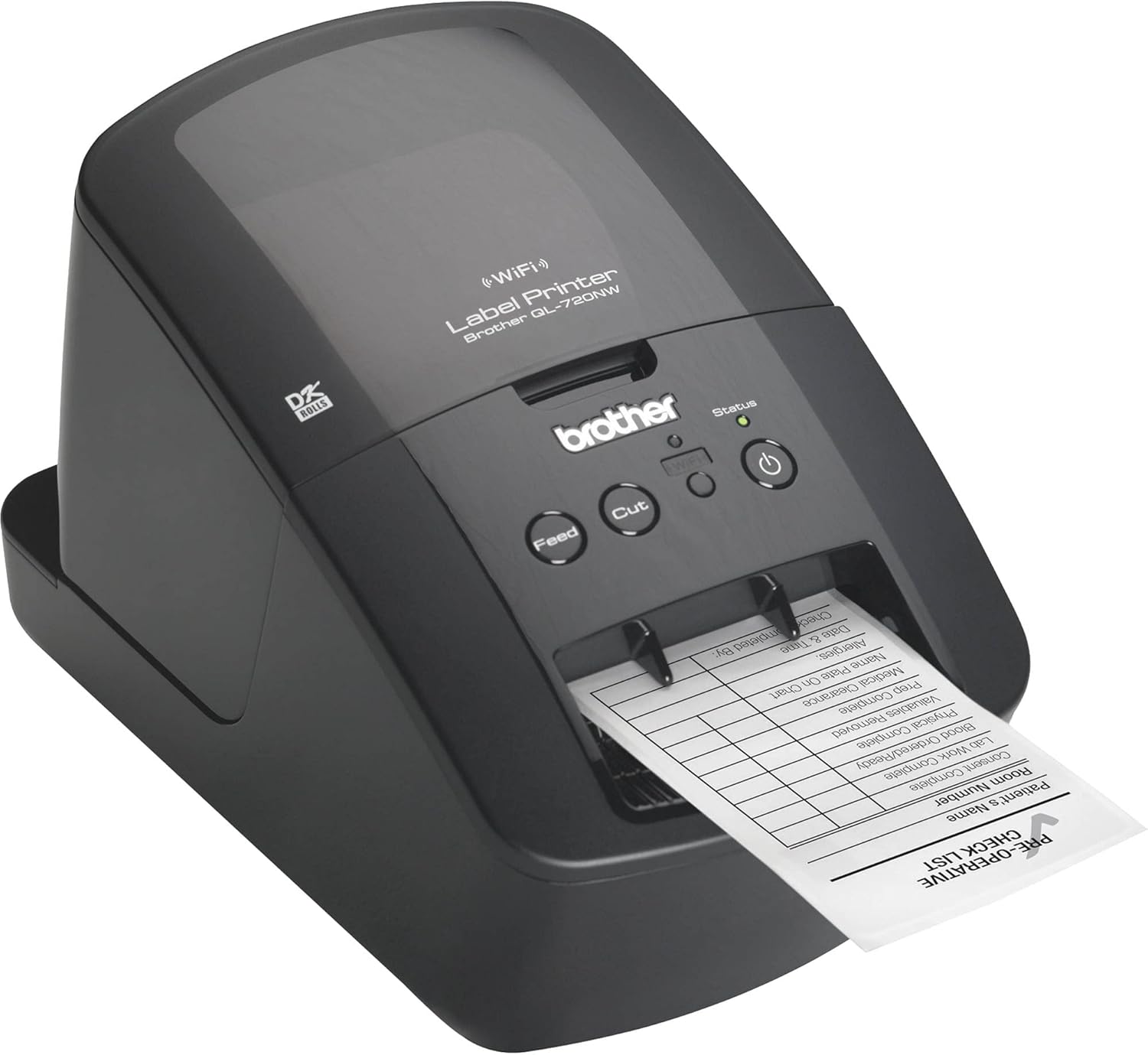 Amazon.com : Brother Printer QL720NW Wireless Monochrome Printer ...