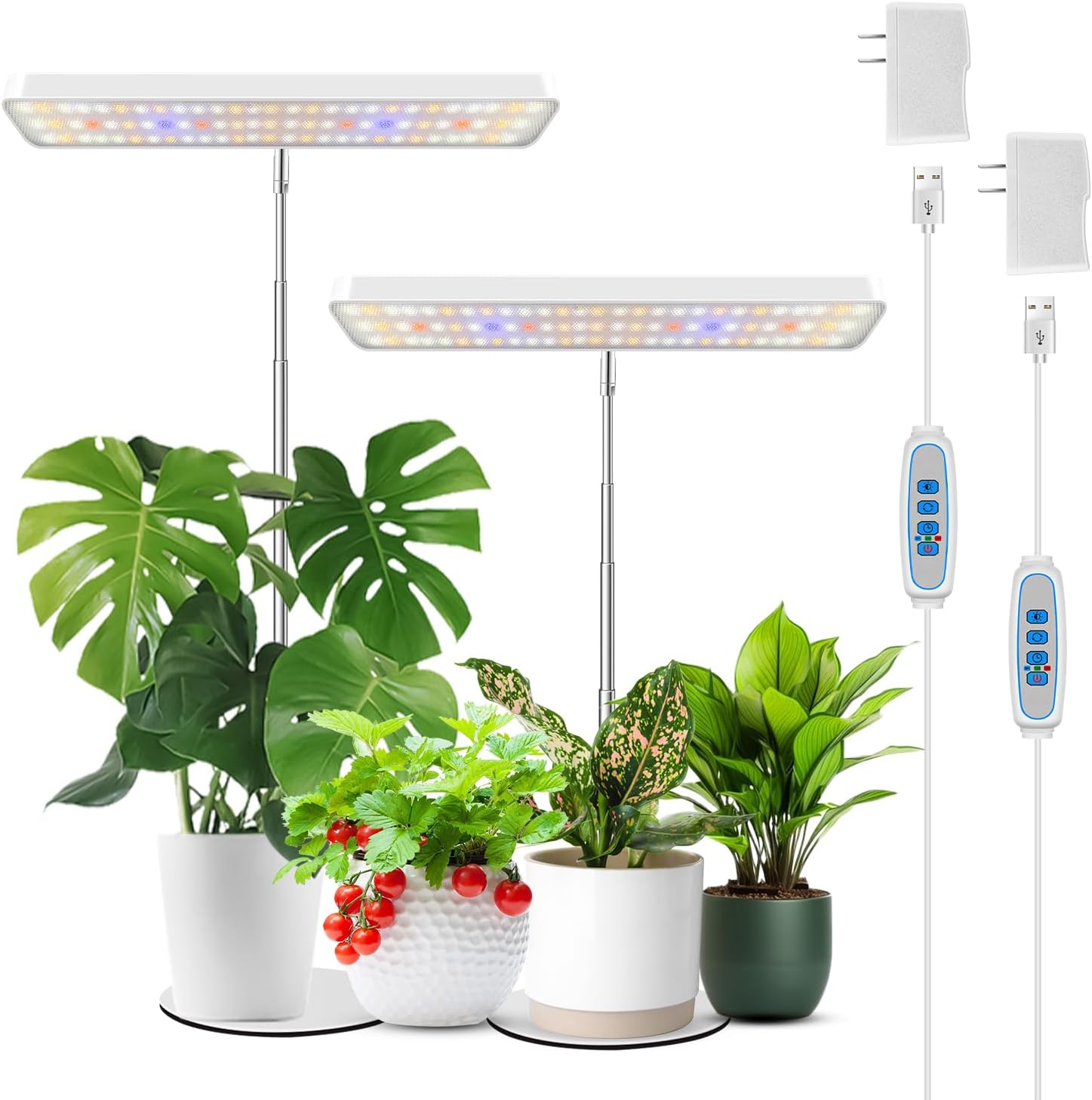Amazon.com : LORDEM Grow Lights for Indoor Plants Full Spectrum, Tall ...