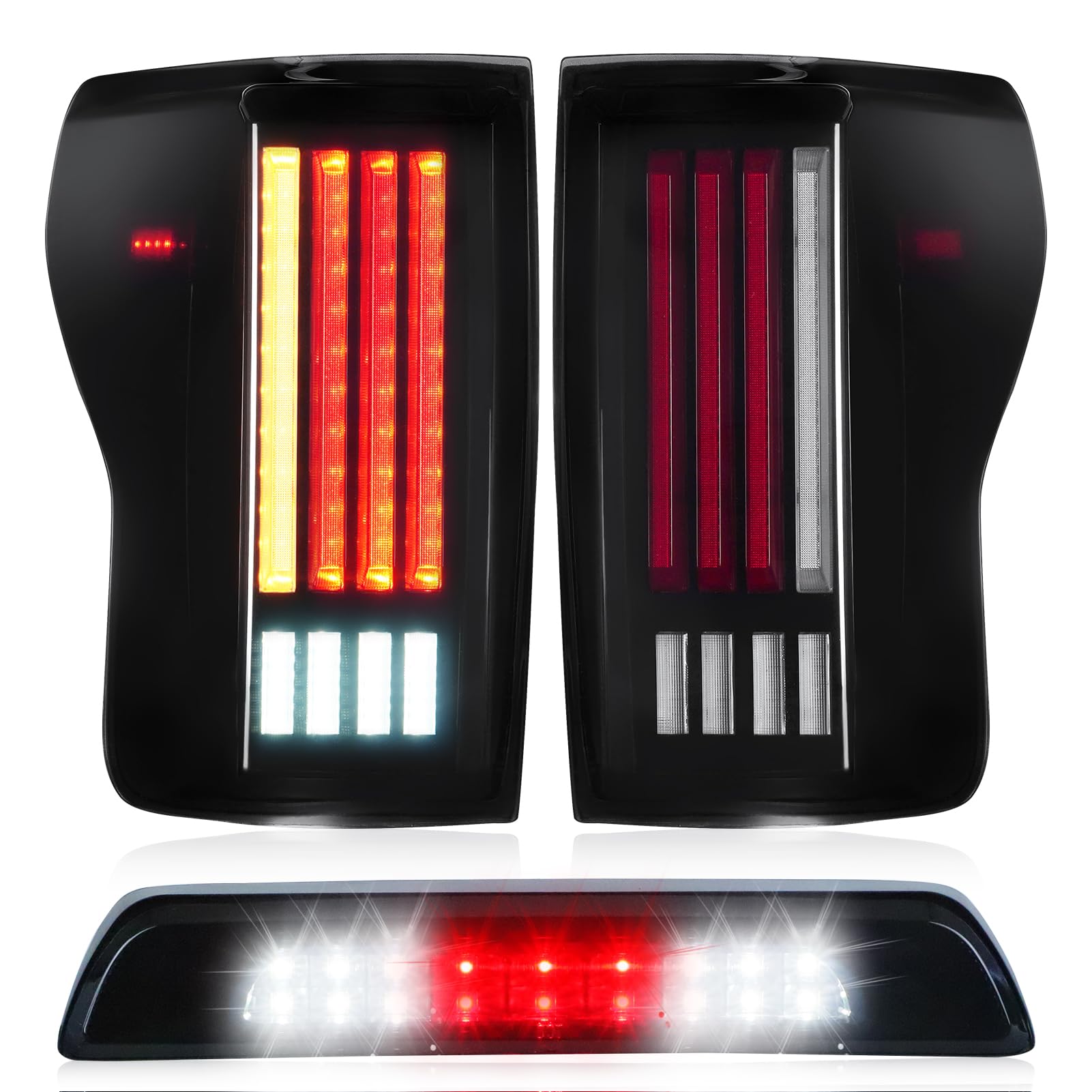 Snapklik.com : Tail Light + 3rd Brake Cargo Lamp For Toyota Tundra 2007 ...