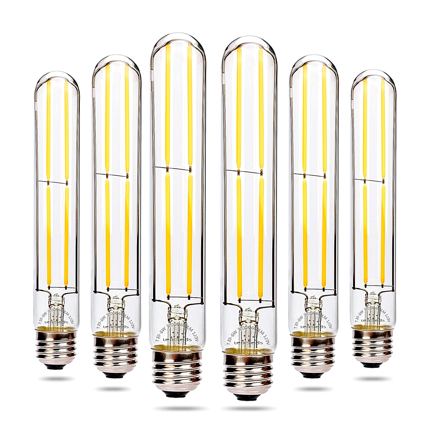 Snapklik.com : Leadleds Long LED Bulbs 60 Watt Equivalent,6w Tubular ...