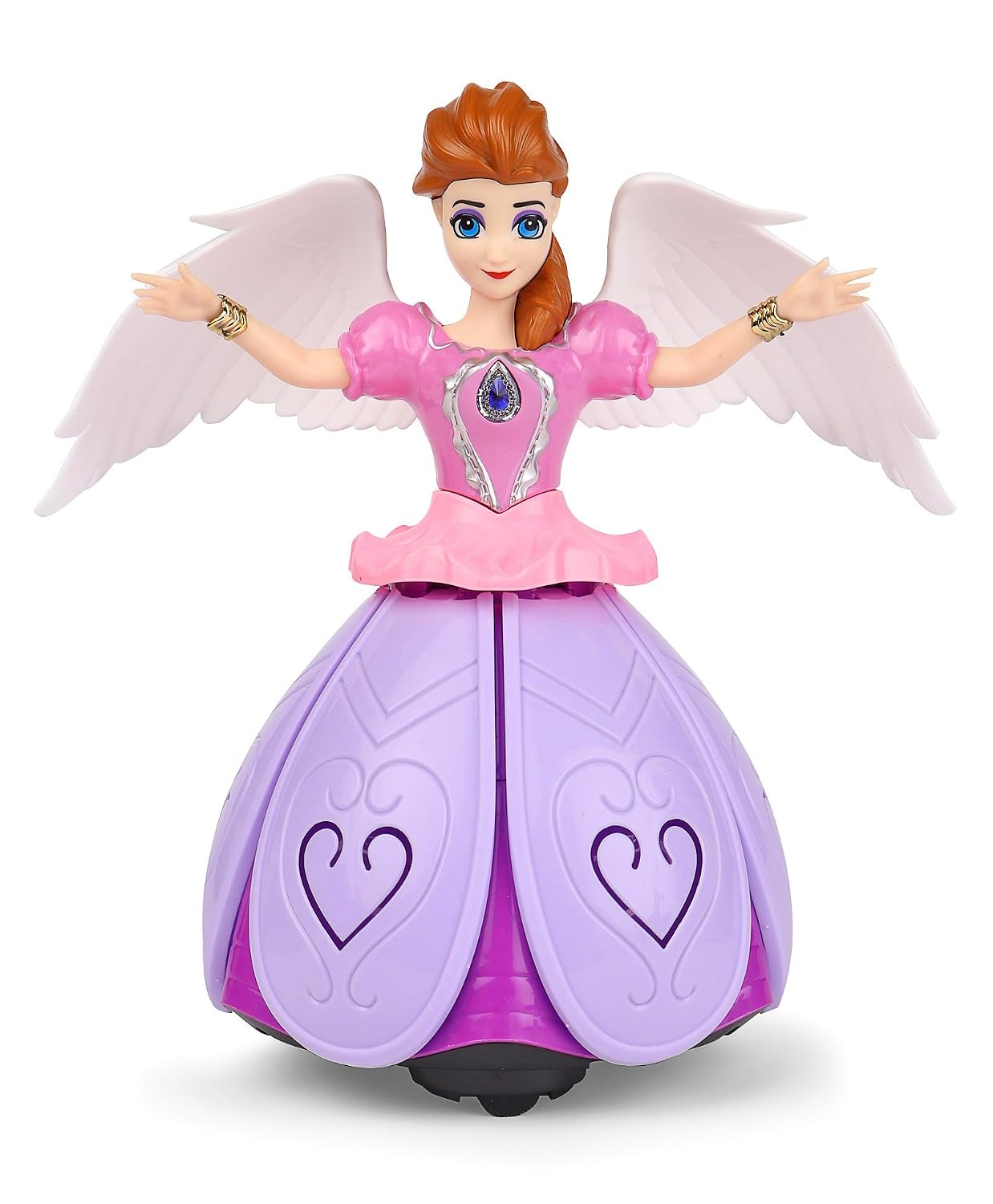 Buy Flipzon Dancing Angel Girl Robot with Lights and Music, Multi Color ...