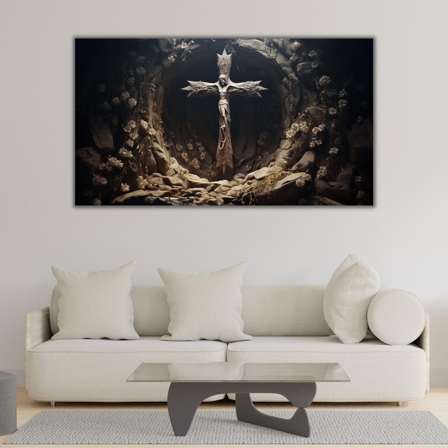 Empty Cross Painting
