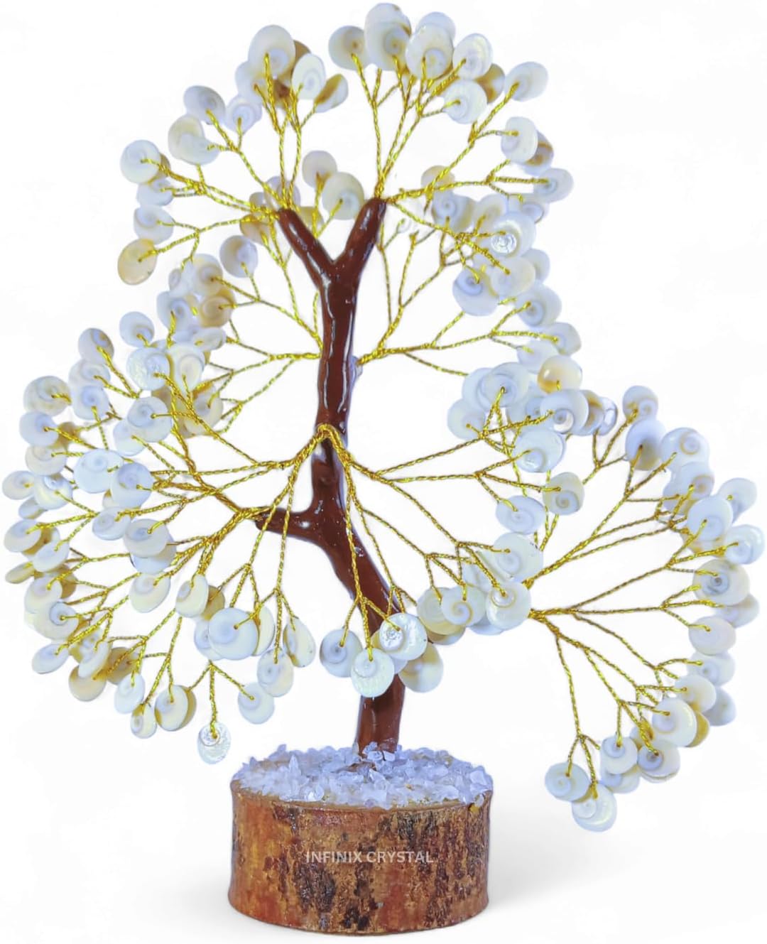 Buy Gomti Chakra Tree with Rudraksha Beads for Good Health, Wealth ...