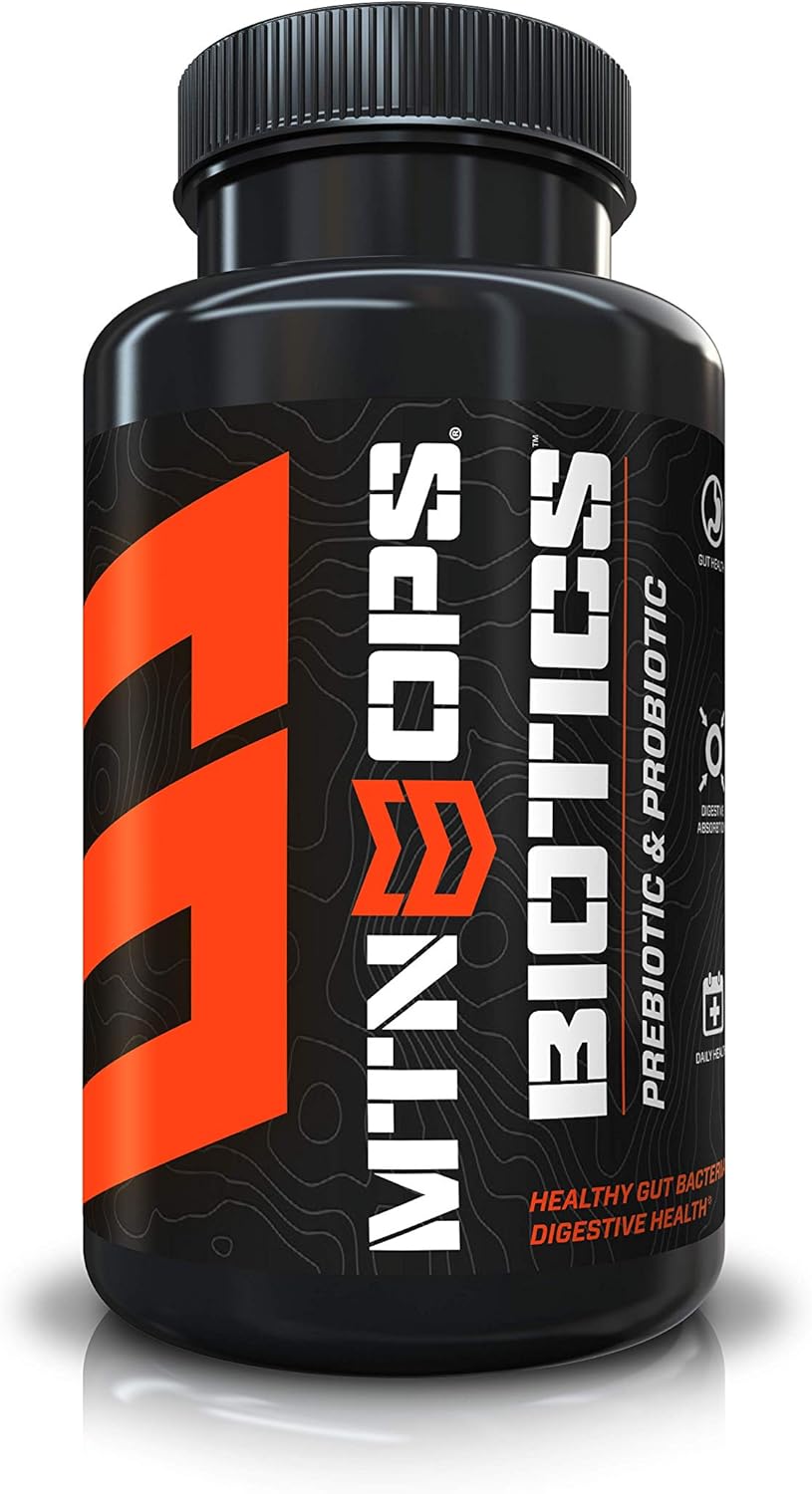 Amazon.com: MTN OPS Biotics Daily Probiotic & Enzymes Supplement - 30 Servings, Capsules ...