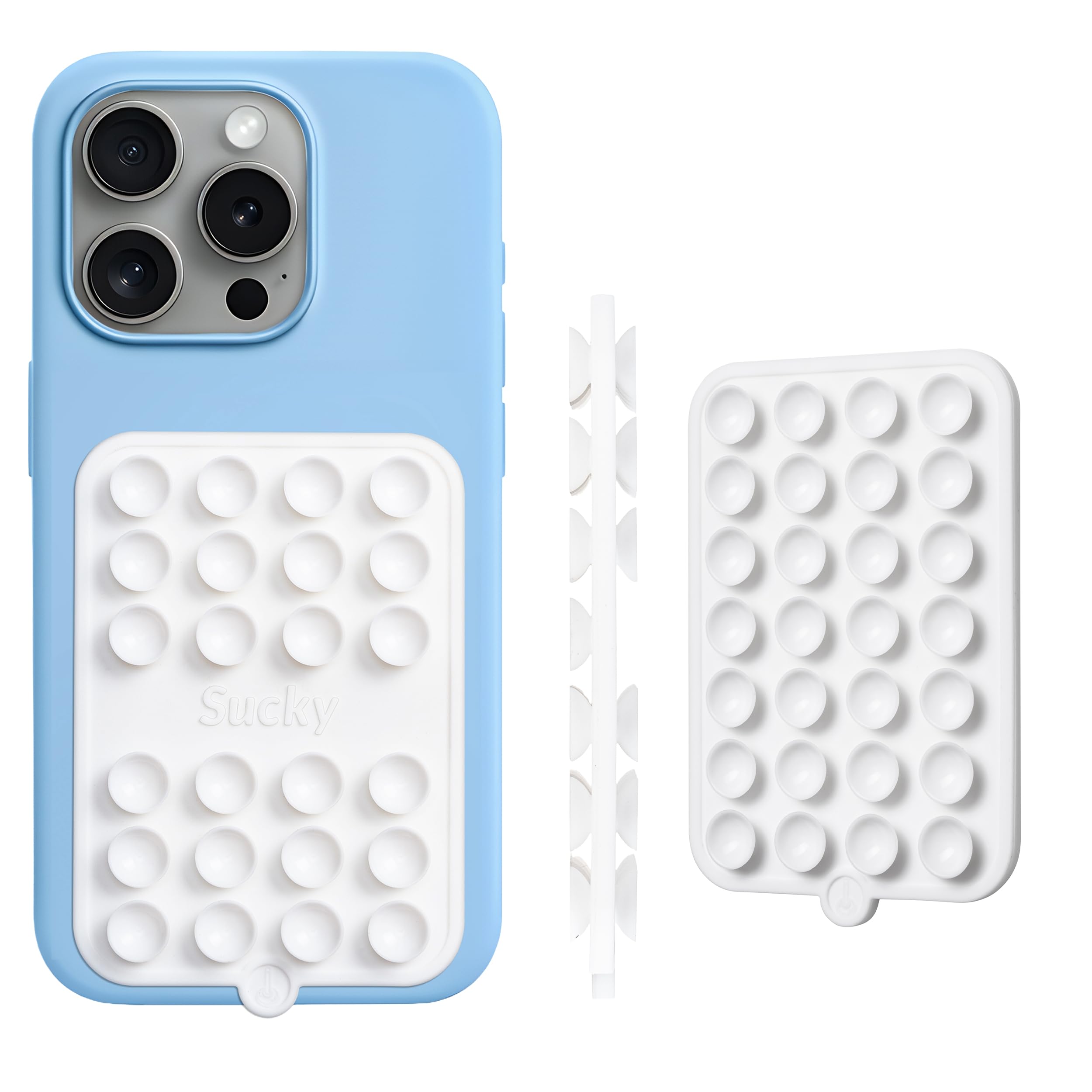 Amazon.com: Sucky Double Sided Suction Phone Octo Cup Buddy Mount ...