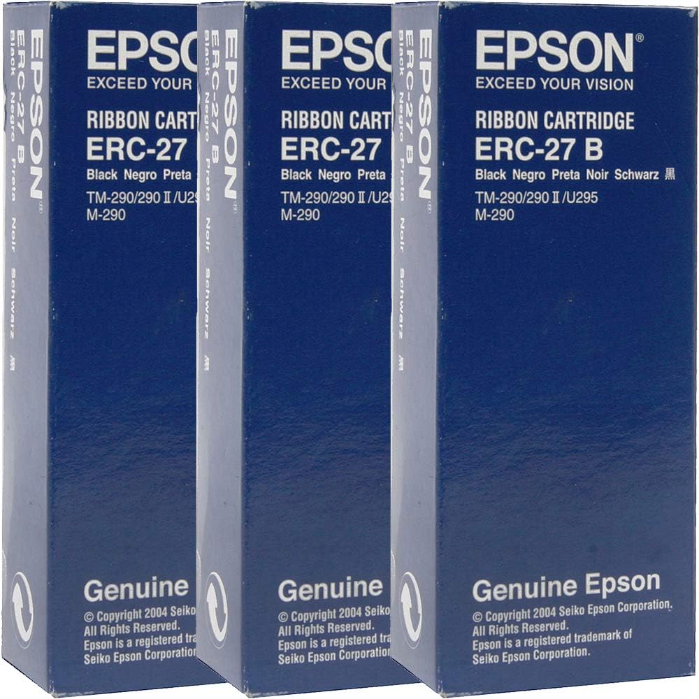 Epson Genuine Erc-27B-3 Ribbon Cartridge For Pos Printers: Tm-290/Tm ...