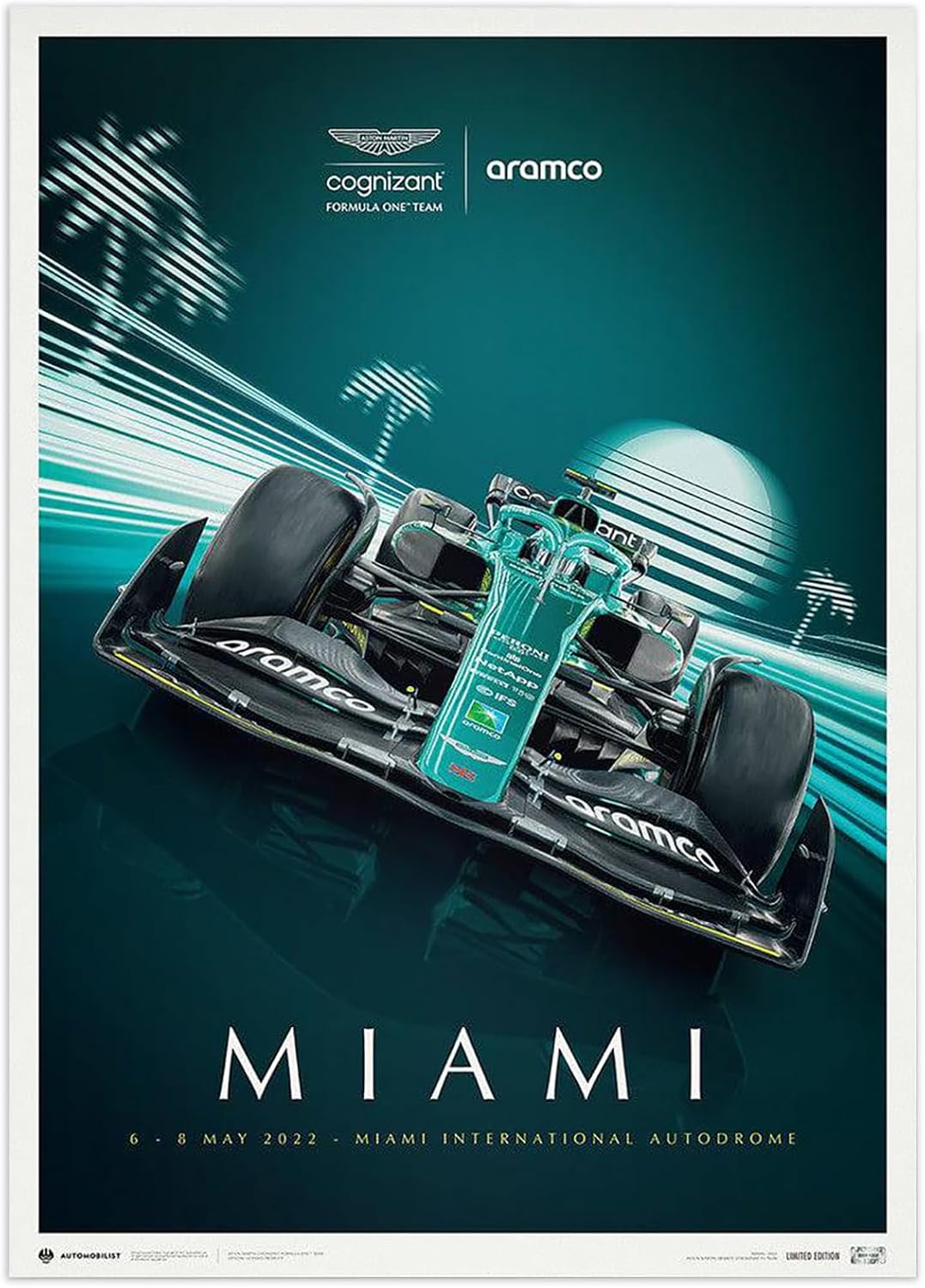 Amazon.com: ASTON MARTIN ARAMCO COGNIZANT FORMULA 1 TEAM - MIAMI 2022 ...
