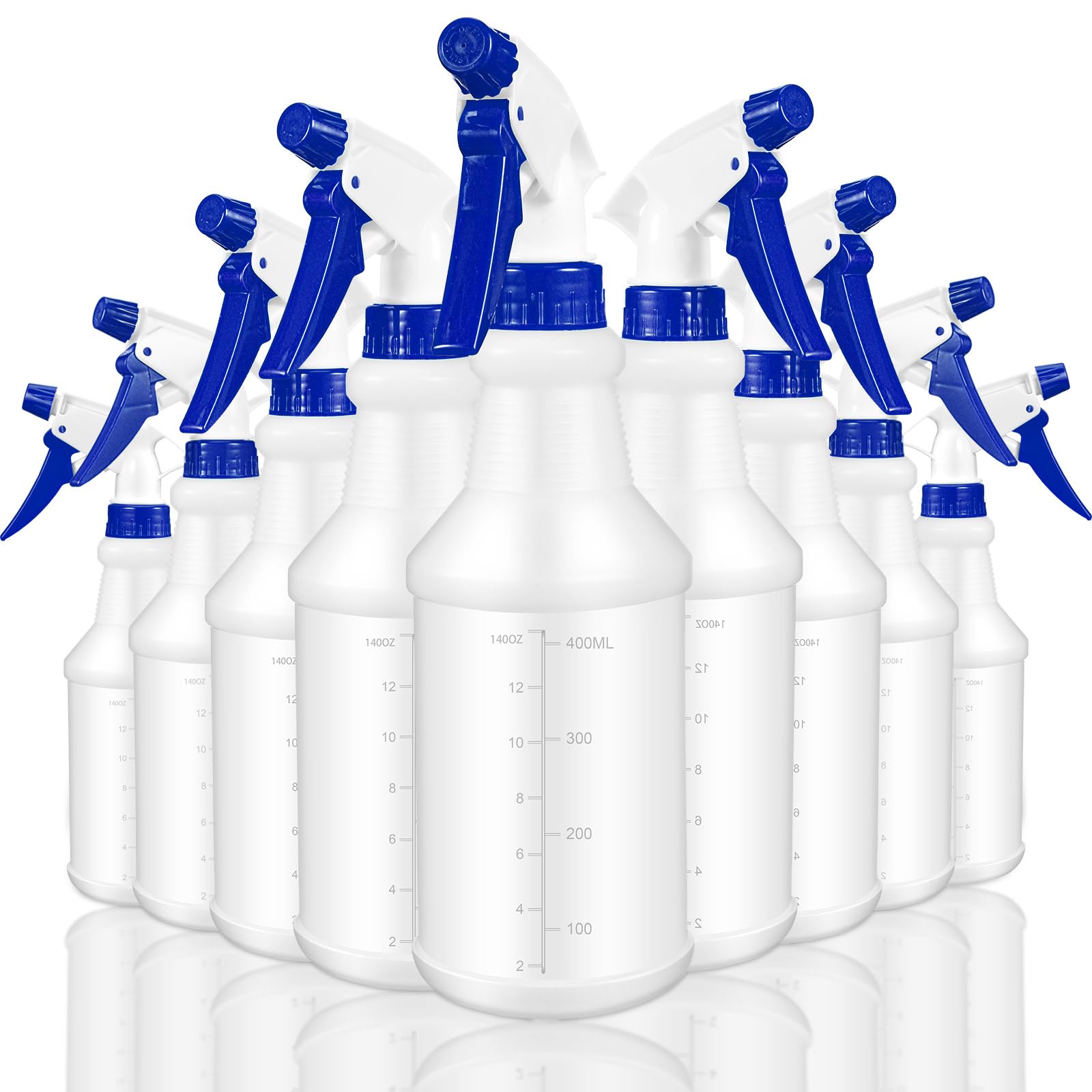 Amazon.com: 10 Pack Spray Bottles 16 Oz Empty Water Spray Bottles for ...