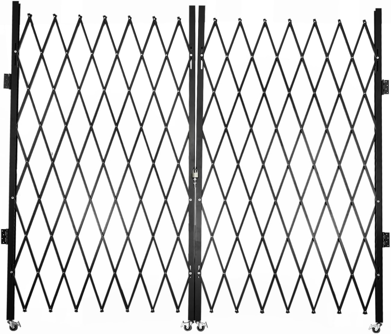 Amazon.com: BANLICALI Double Accordion Gate, 6.5FT H x 12FT W Double ...