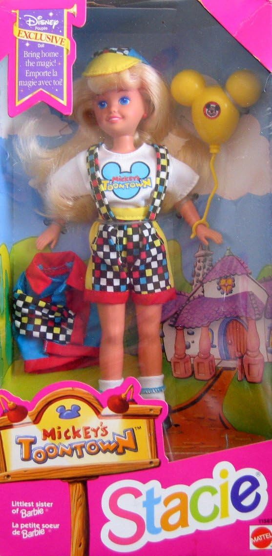 Amazon.com: Disney Barbie STACIE Mickey's Toontown Doll Exclusive (1993 ...