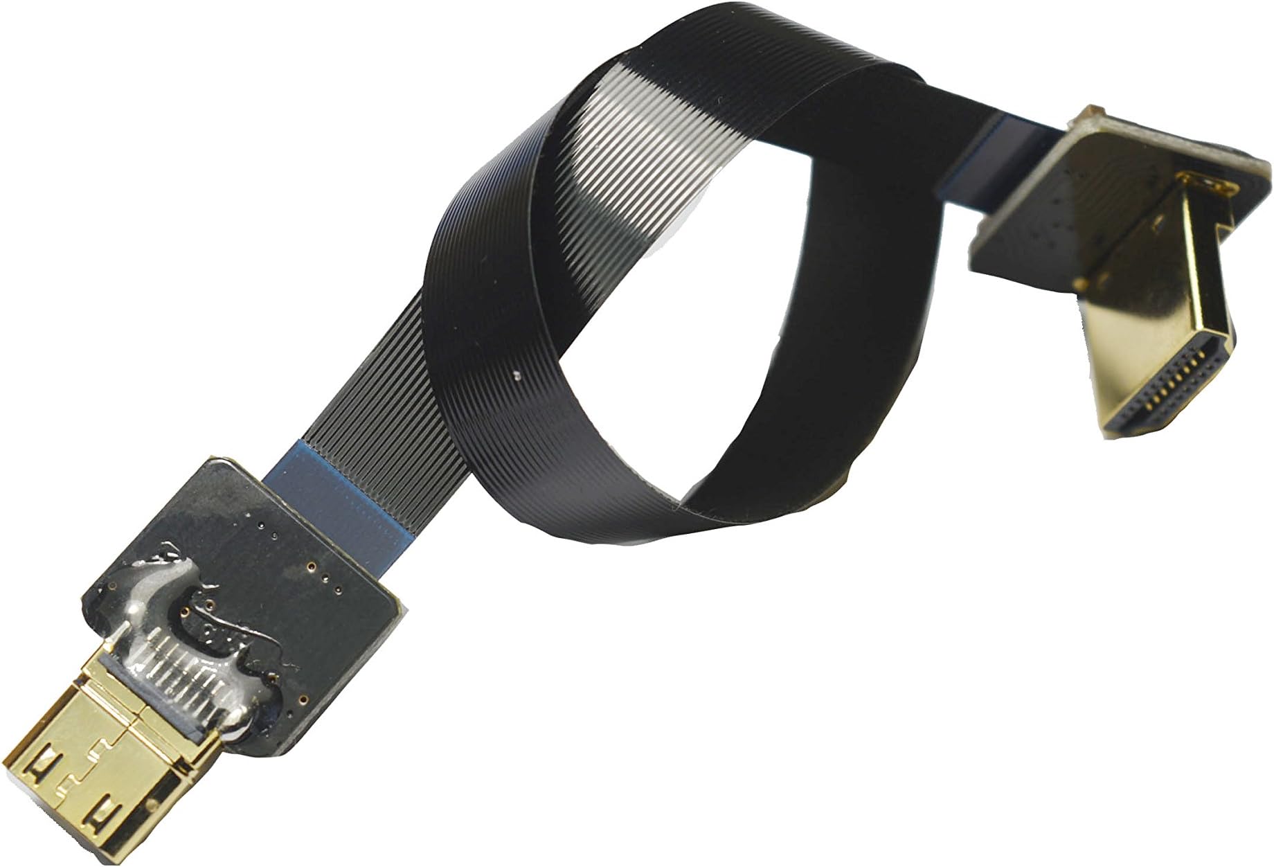 Amazon.com: FPC HDMI Slim Flat FPV HDMI Cable Mini HDMI male 90 degree ...