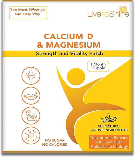Amazon.com: Calcium Magnesium and D Transdermal Patches – 18 Patches ...