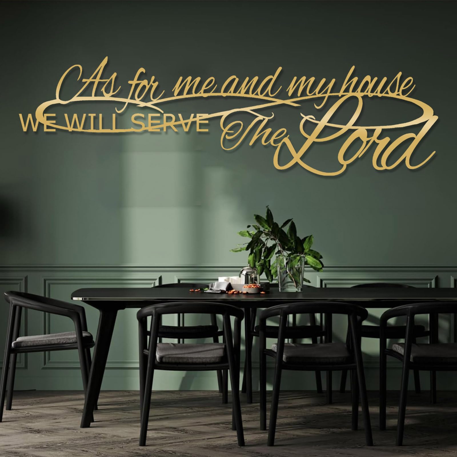 Amazon.com: Bible Metal Verses Wall Decor, Joshua 24:15 Metal Wall Art ...