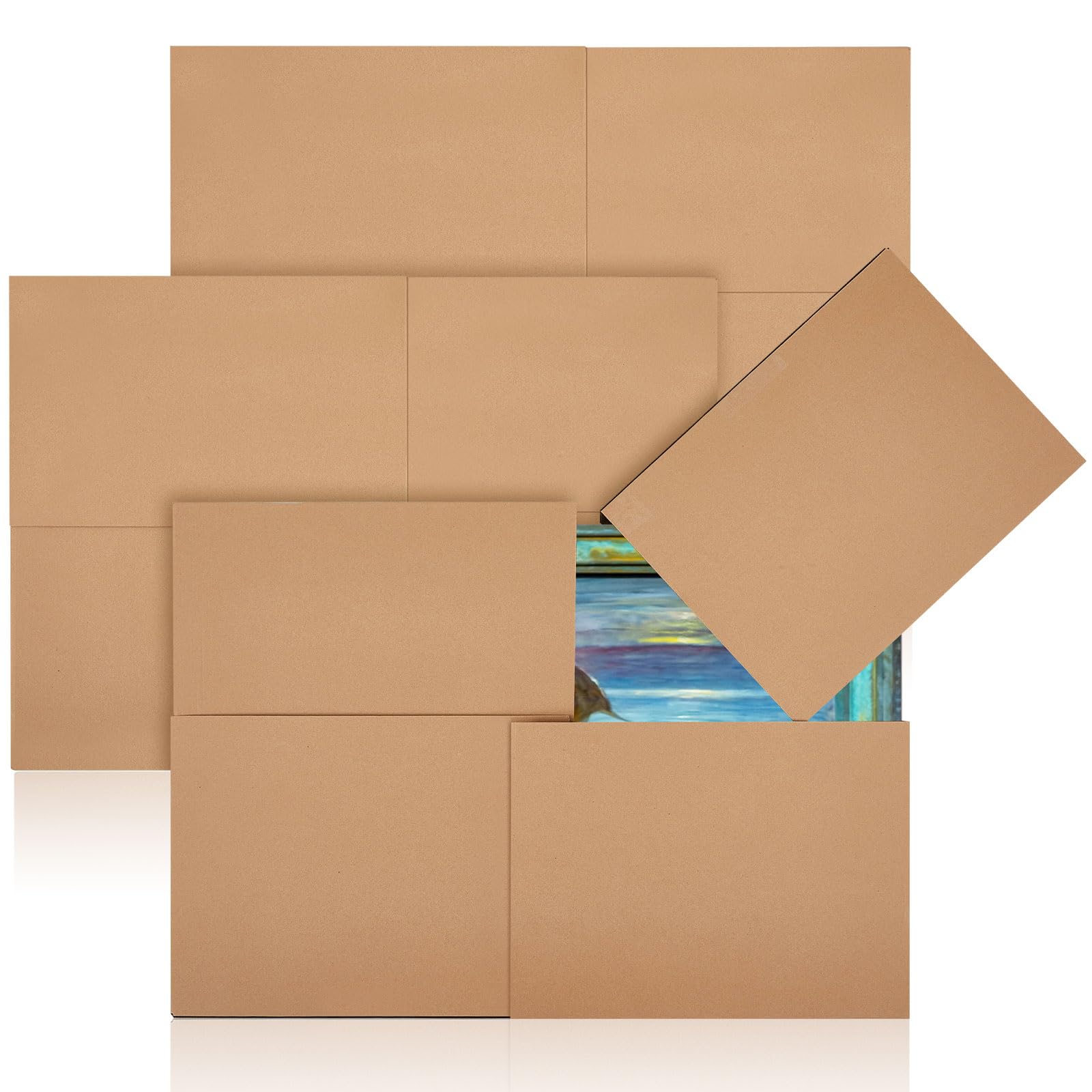 Snapklik.com : Cholemy 3 Sets 2 Sets 8 Pcs Picture & Mirror Moving Boxes