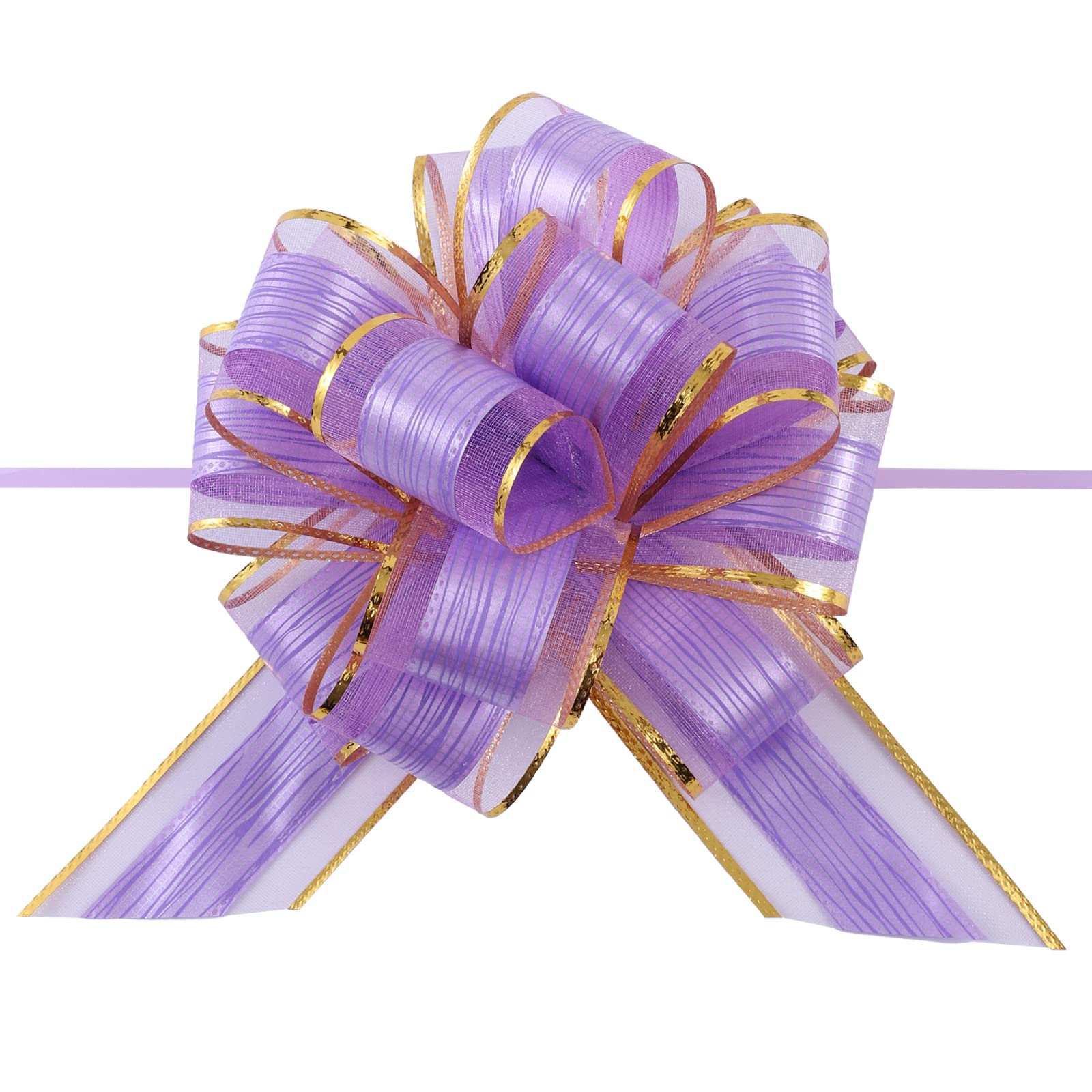 Amazon.com: 12Pcs Pull Bow Wrapping Pull Bow Ribbon Pull Bows for ...