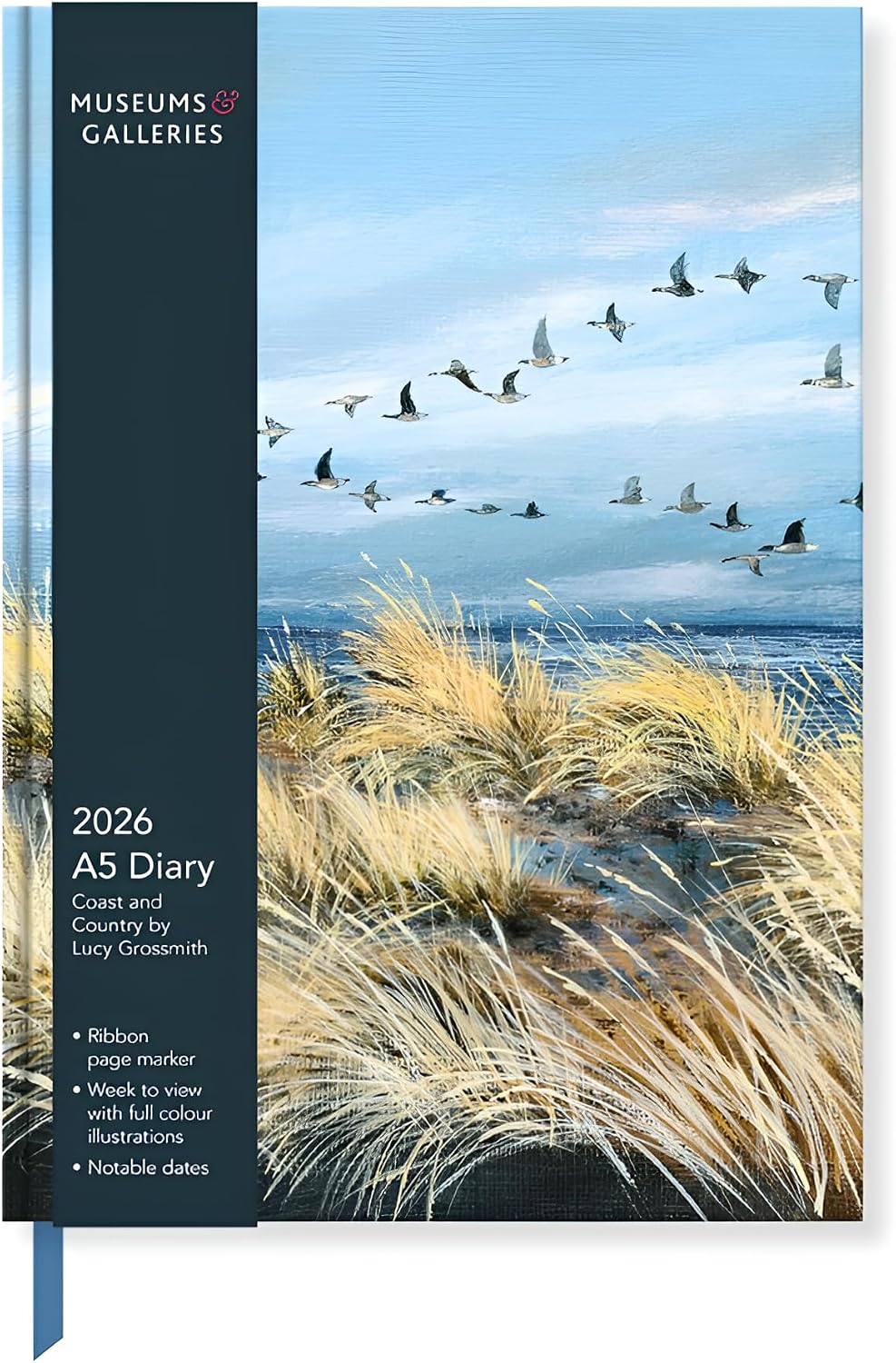 Museums & Galleries 2026 A5 Desk Diary - Week to View - Coast and ...