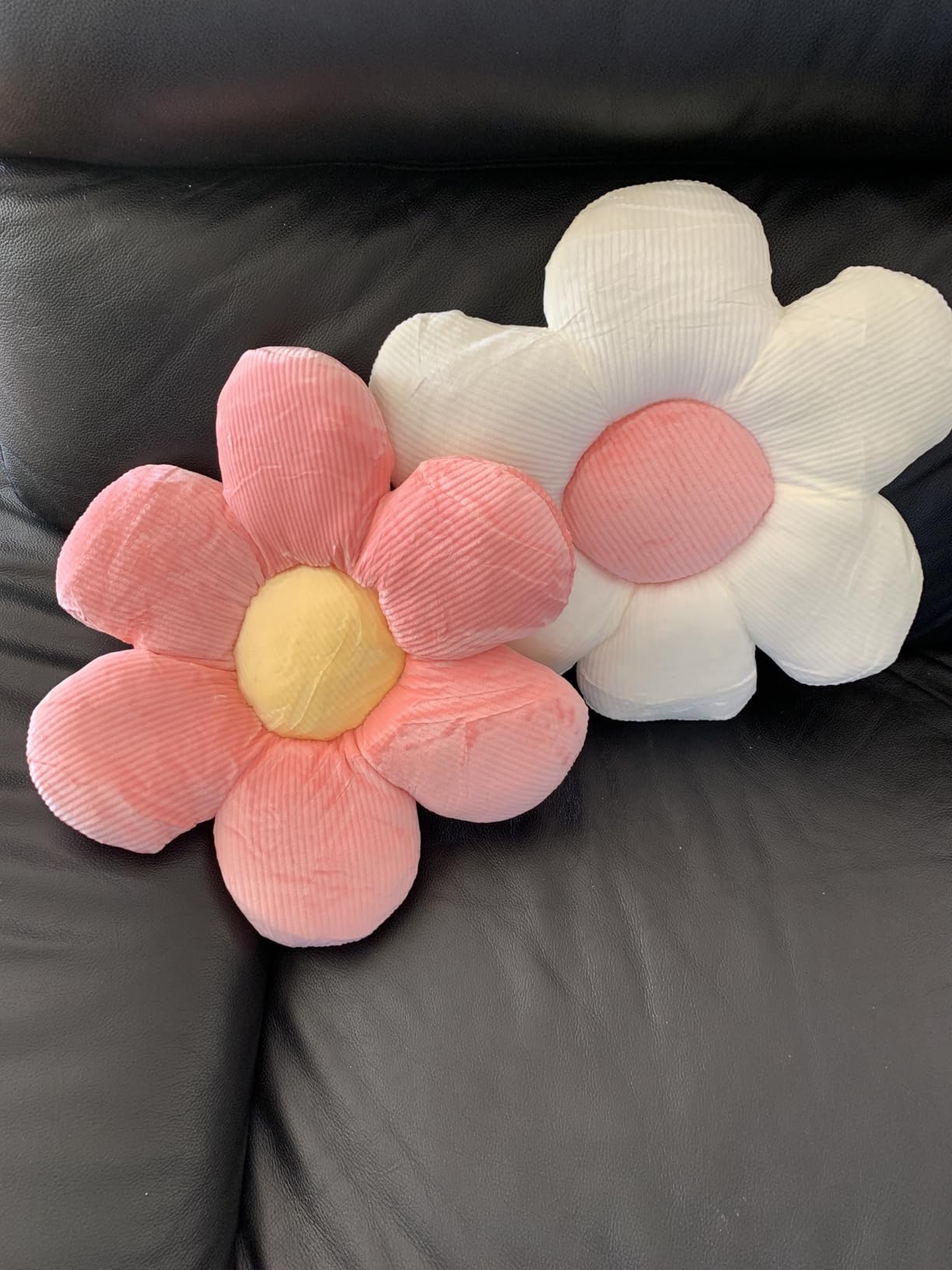 2 Pcs Flower Pillows,Flower Floor Pillow Seating Cushion,40cm Flower ...