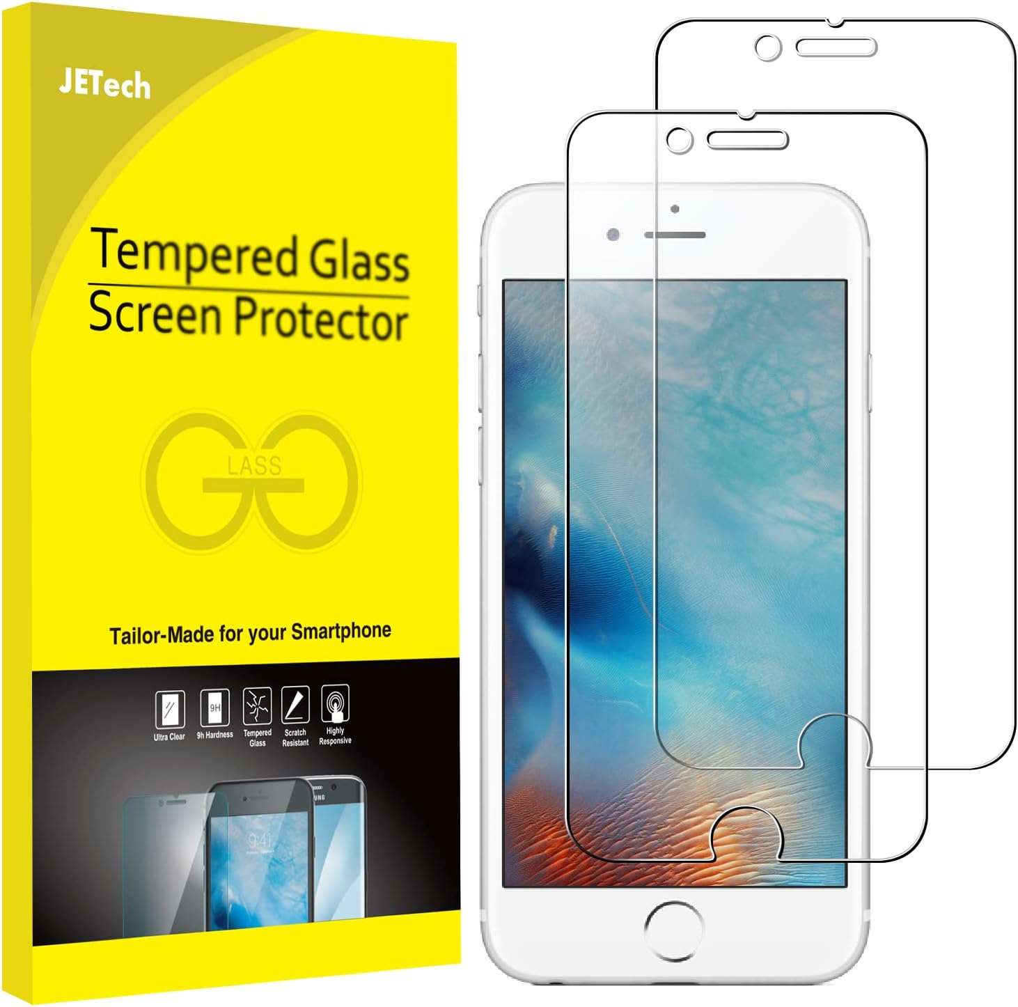 Amazon.com: JETech Screen Protector for iPhone 6 Plus and iPhone 6s ...