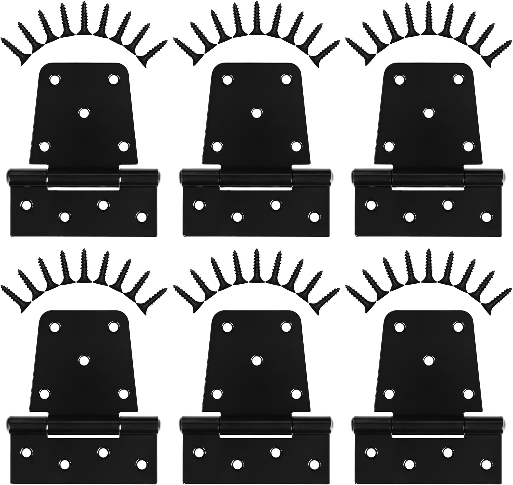 Amazon.com: Heavy Duty Gate Hinges 3.5 inch 6 Pack Extra Thick ...