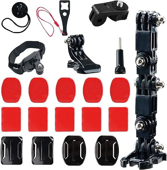 Kamera Helm Halterung Zubehör Kit Helmhalterung Halter Set Kompatibel ...