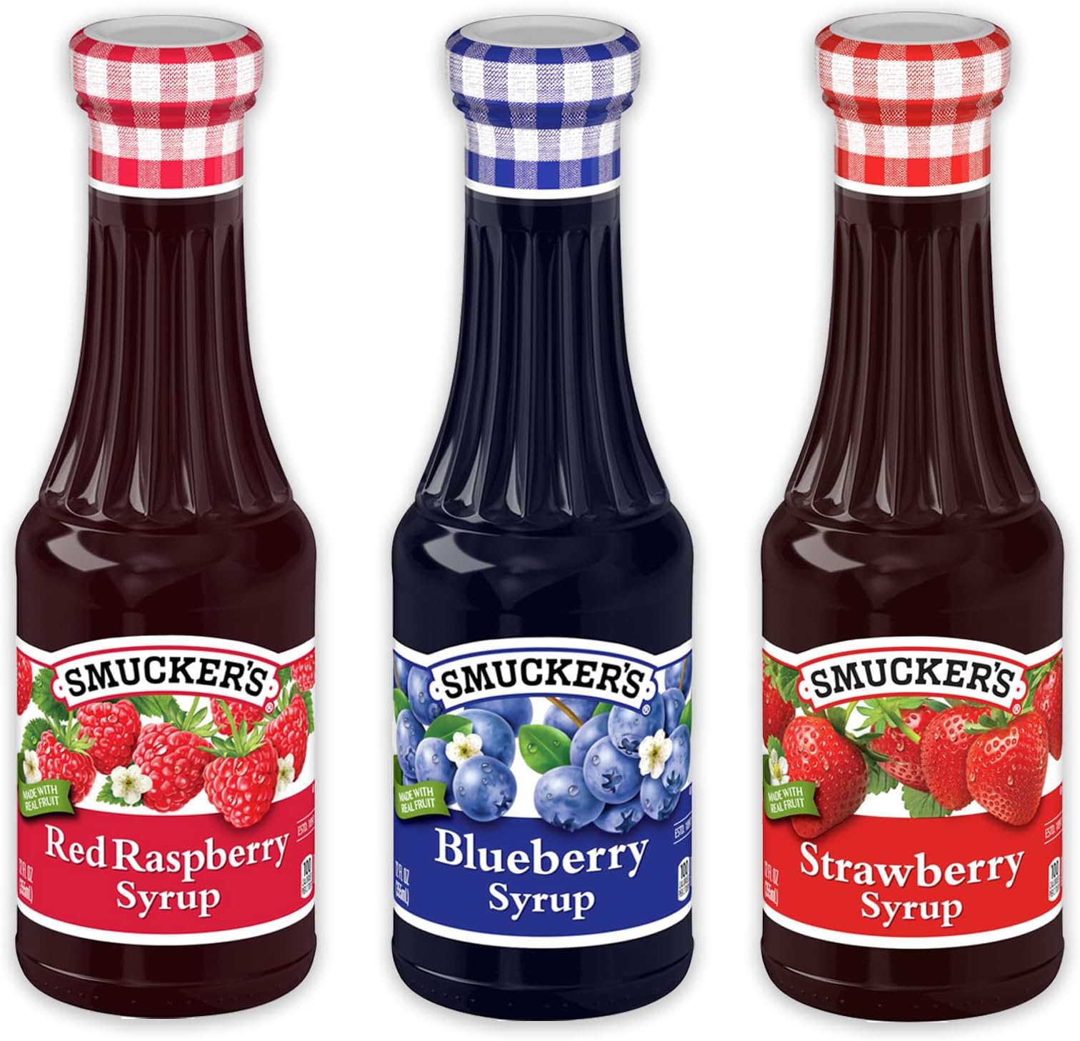Amazon.com : Smucker's Red Raspberry, Strawberry, and Blueberry Fruit ...
