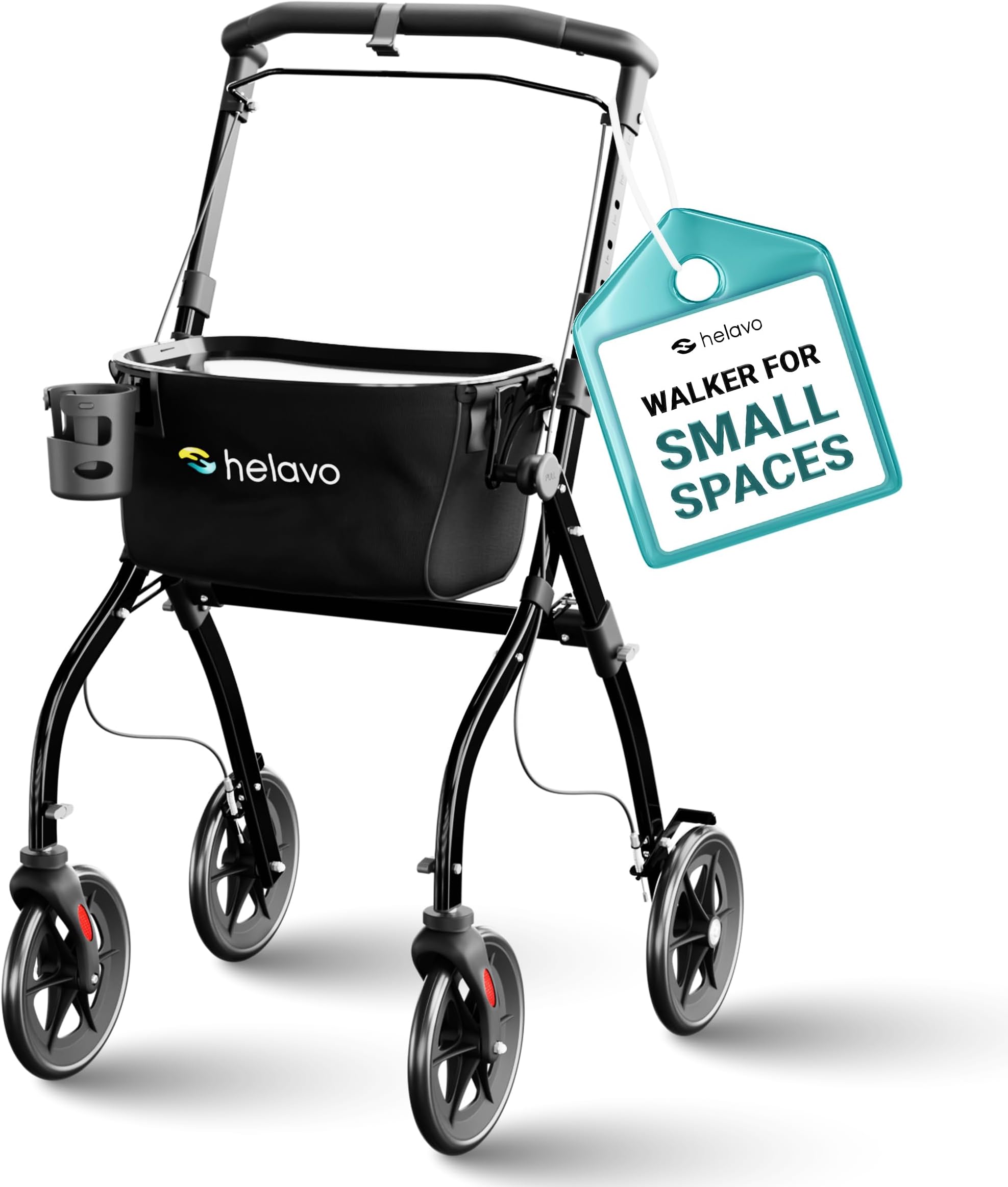 Amazon.com: Walkers for Seniors with Seat Foldable, Rollator Walker ...