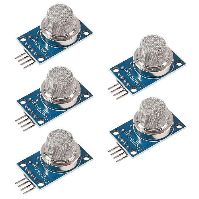 Buy AITRIP 5 PCS MQ-135 MQ135 Air Quality Gas Smoke Detection Sensor ...