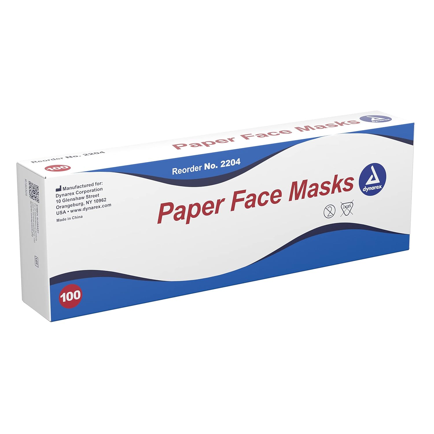 Amazon.com : Paper Ear Loop Face Masks, 2204, Disposable (Case of 1000 ...