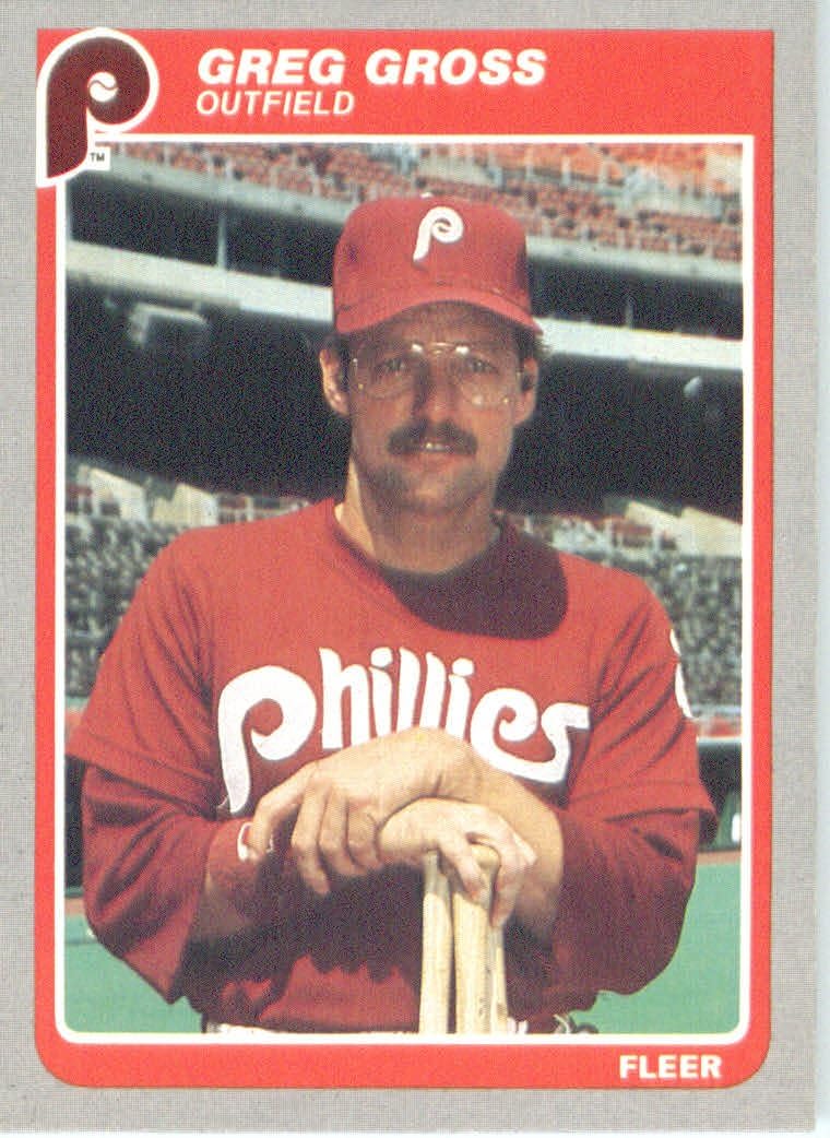 Amazon.com: 1985 Fleer Baseball Card #251 Greg Gross : Collectibles ...