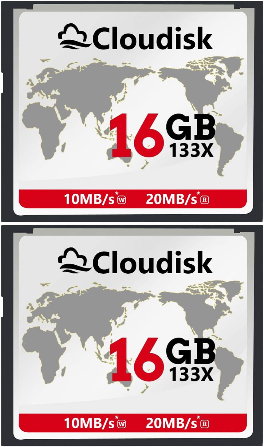 Amazon.com: Transcend 16GB CompactFlash Memory Card 133x (TS16GCF133 ...