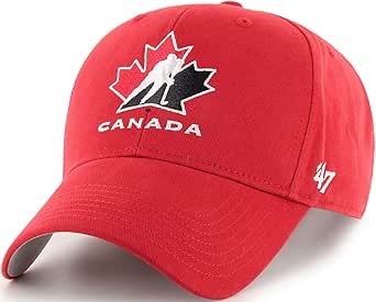 Amazon.com: 47 MVP Infant Hockey Canada IIHF Adjustable Hat - Red, Red ...