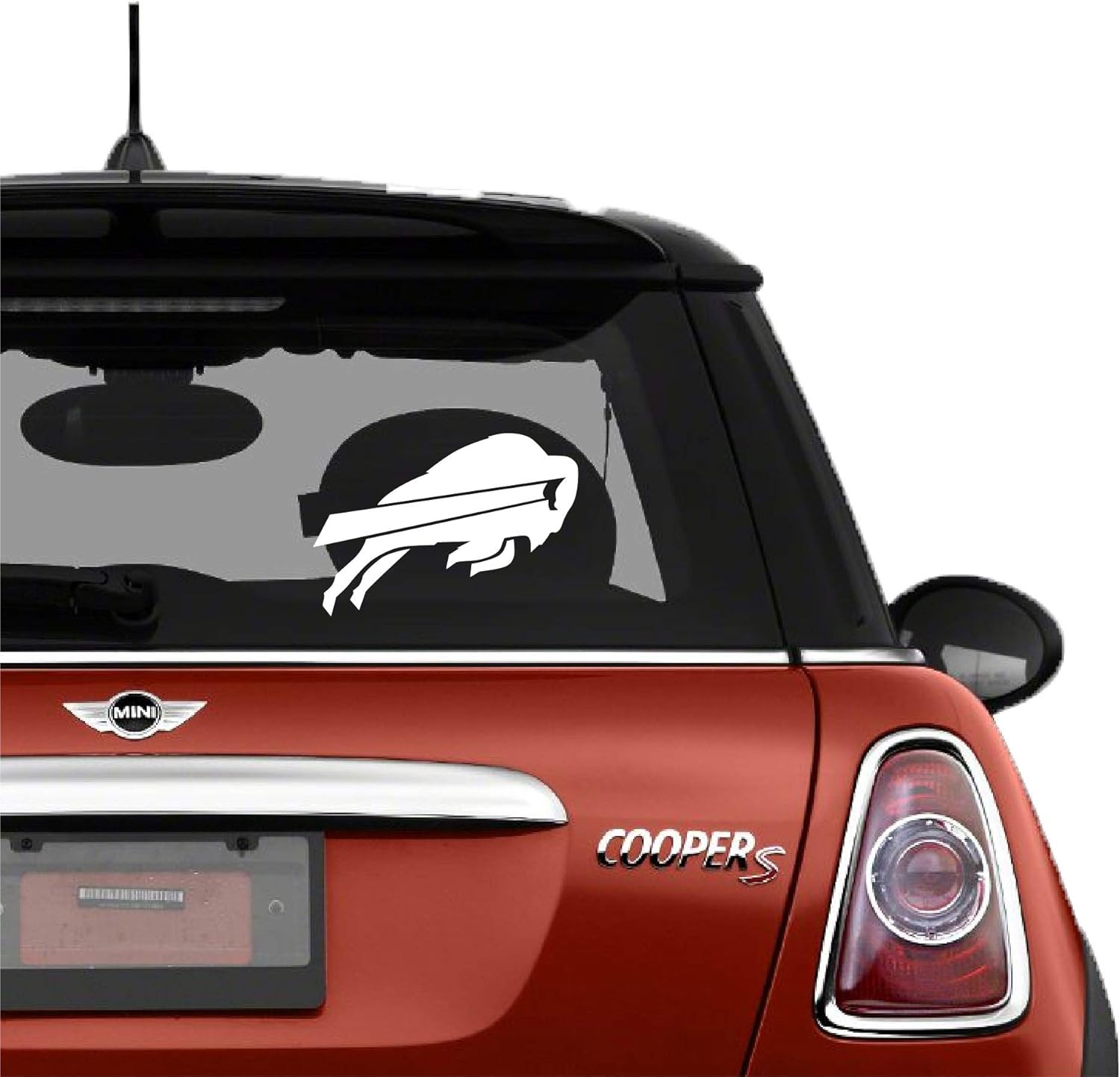 Amazon.com: Buffalo Bills White Sports Teams Automotive Decal/Bumper ...