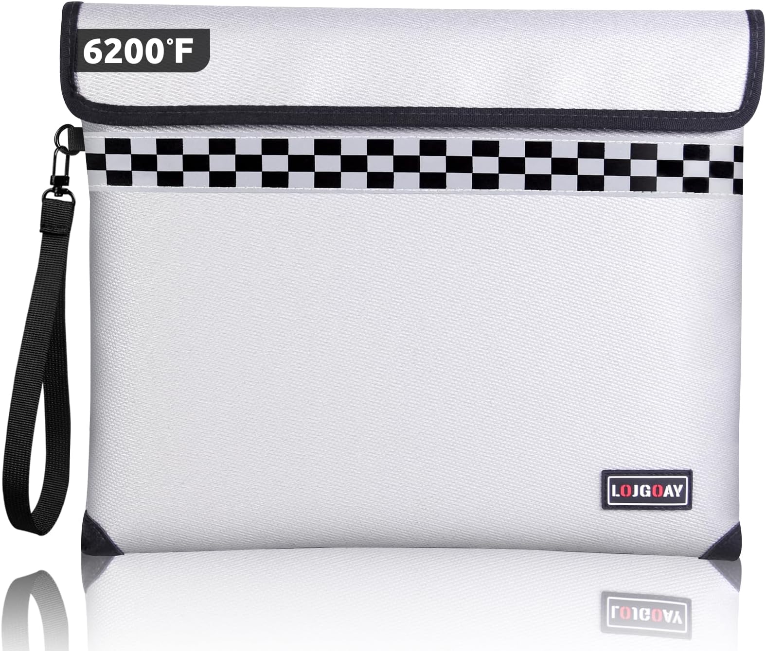 Amazon.com: GQIRIL Fireproof Waterproof Document Bag - 6200°F Water ...