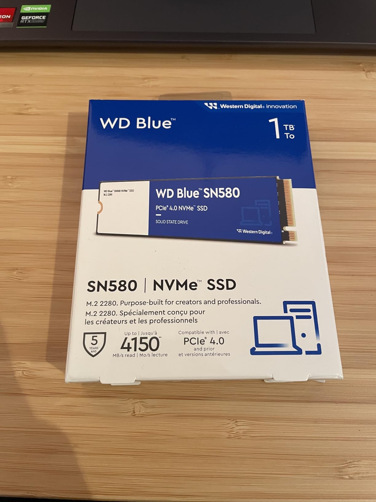 Western Digital 500GB WD Blue SN580 NVMe Internal Solid State Drive SSD ...