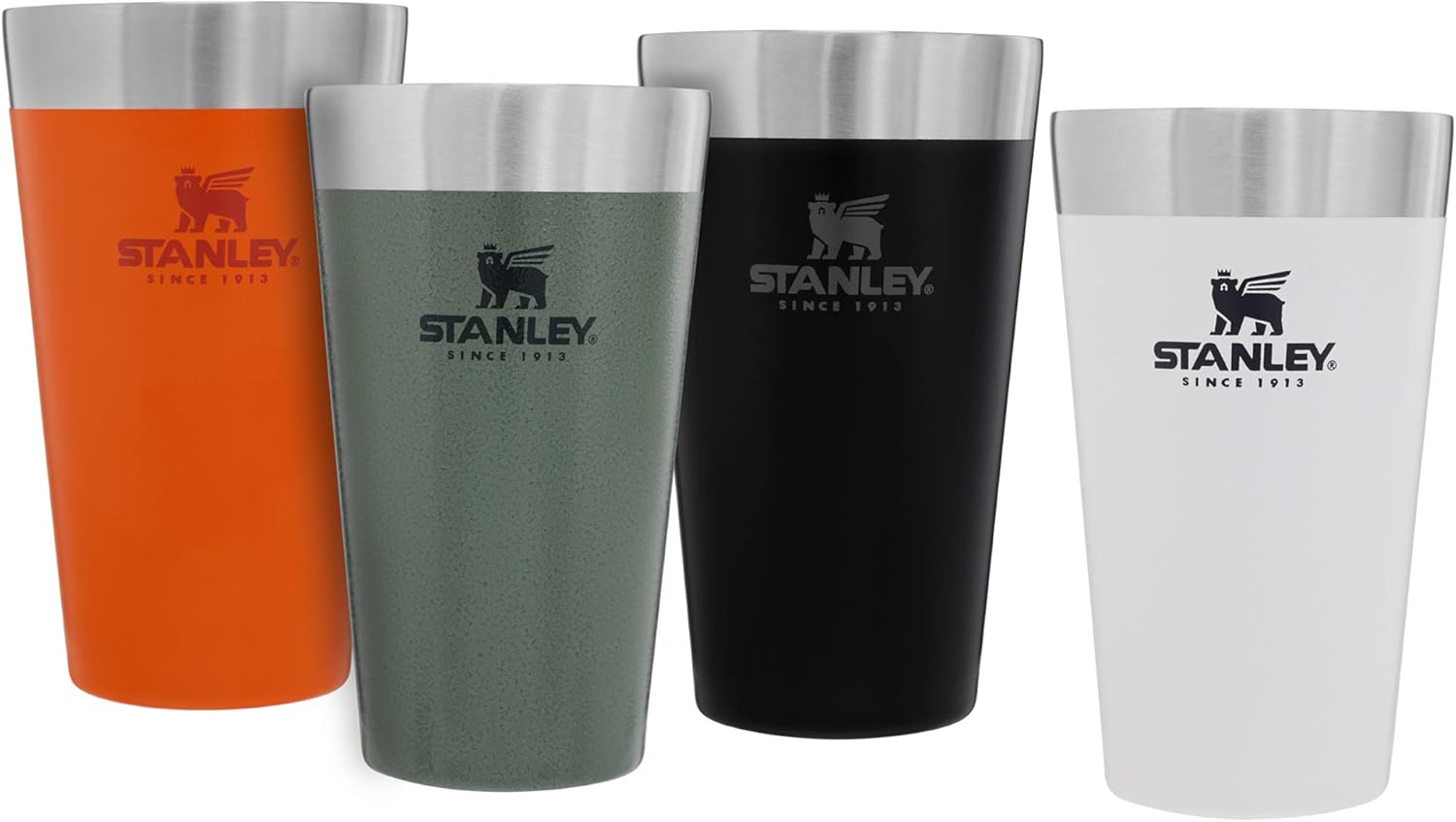 Amazon.com : STANLEY Adventure Stacking Beer Pint Set 16oz - 4 pack ...