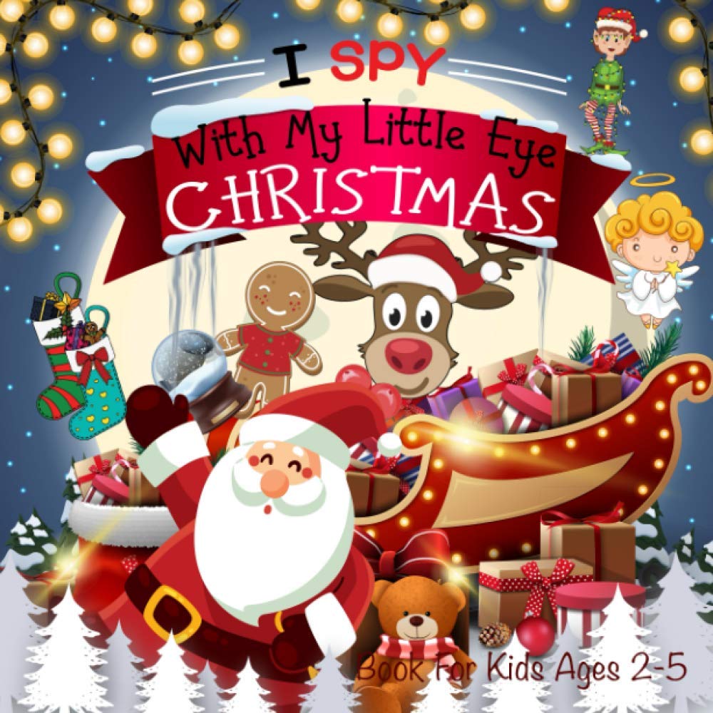Buy I With My Little Eye Christmas Book For Kids Ages 2-5: Christmas ...