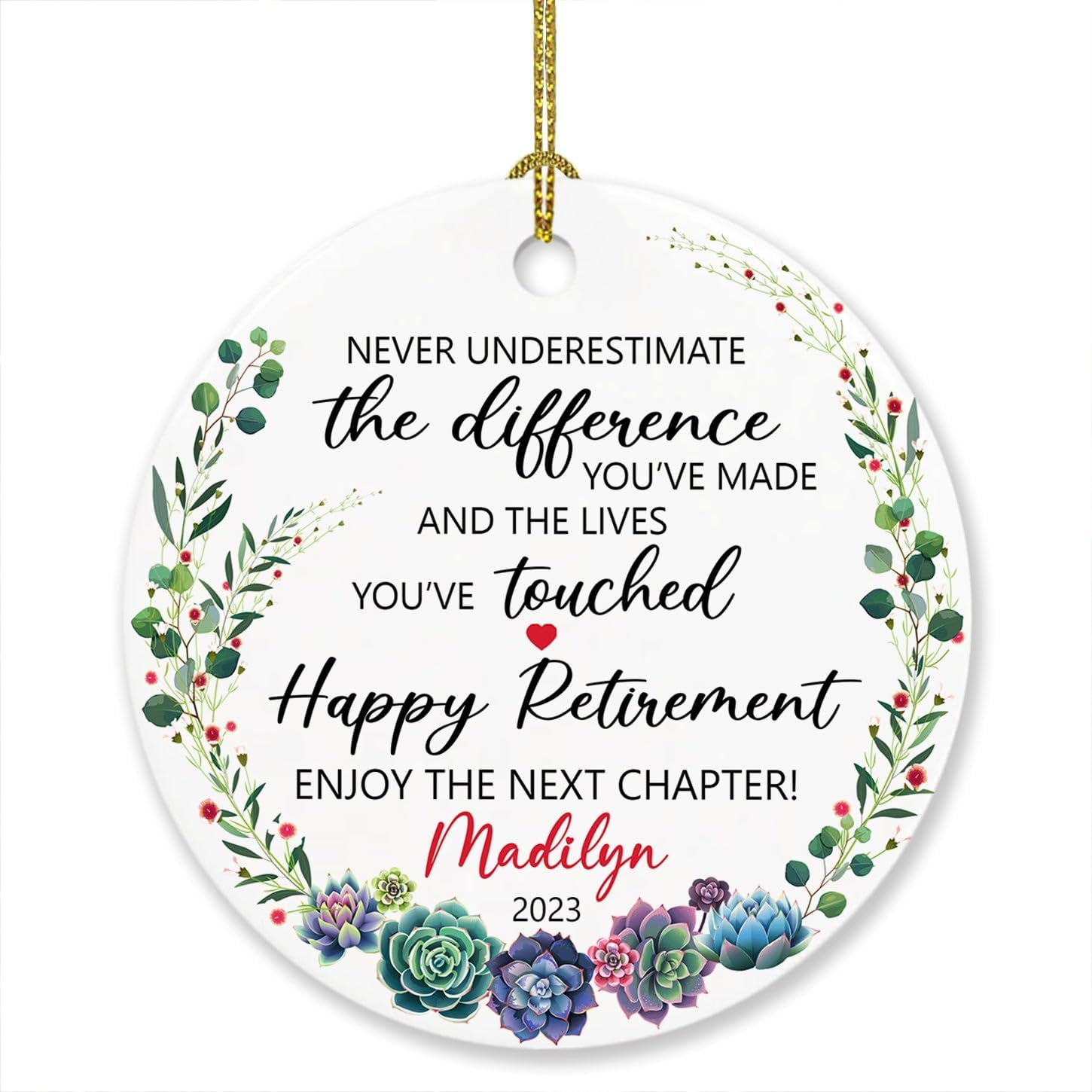 Amazon.com: Personalized Happy Retirement Enjoy The Next Chapter ...