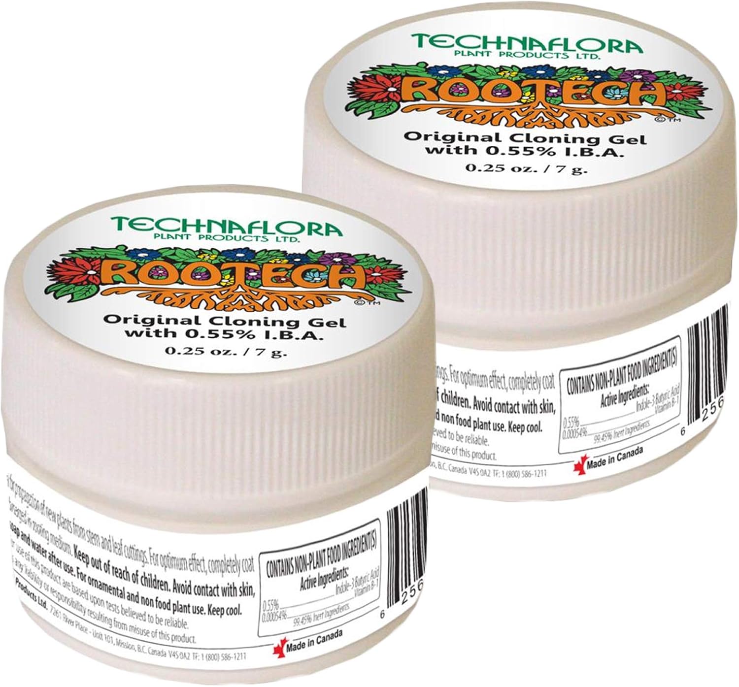 Technaflora Rootech Gel para plantas, 0.25 oz (paquete de 2) – Yaxa ...