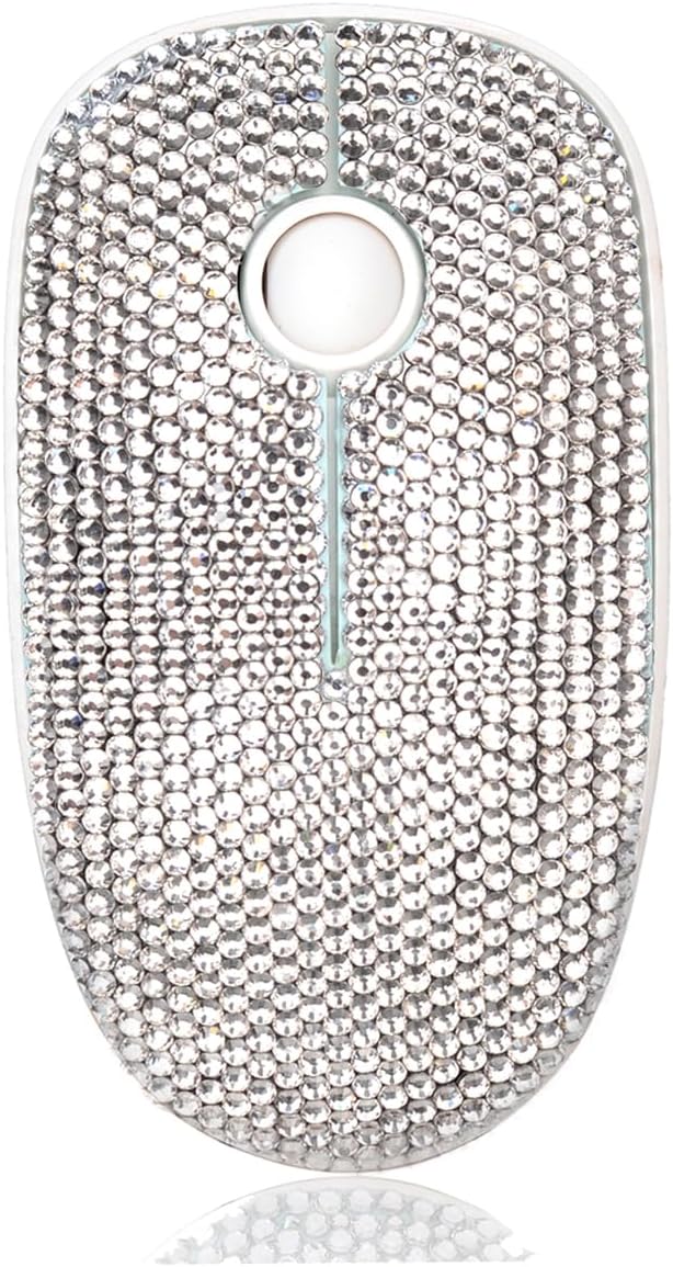 Amazon.com: Bling Wireless Mouse Sparkly, Rhinestone Glitter Computer ...