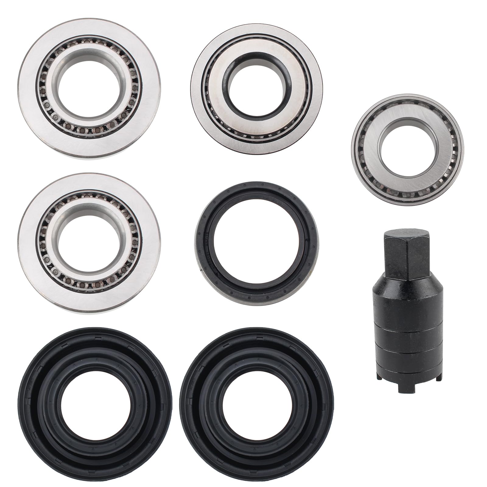 Amazon.com: AUTOKAY Rear Differential Bearing Repair Kit & Removal Tool ...