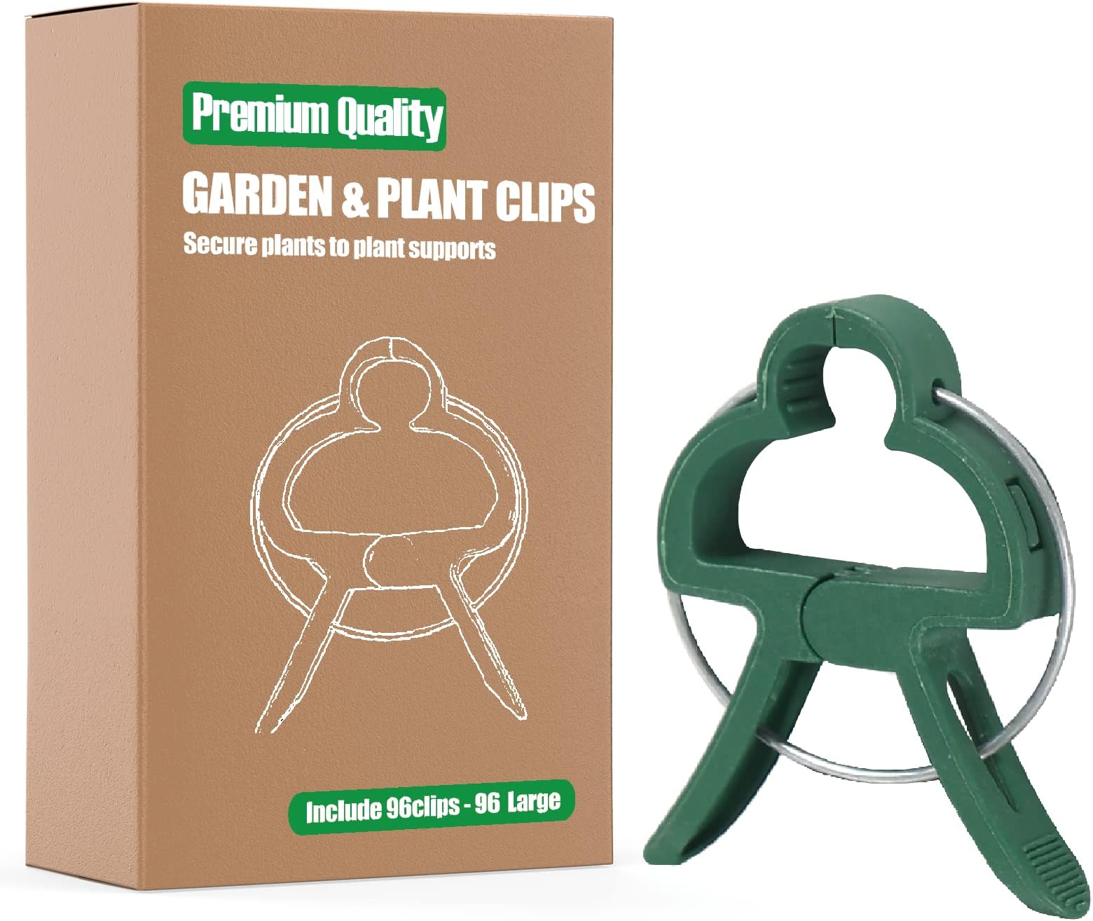Amazon.com : Plant Clips for Climbing Plants Tomato Clips Plant Support ...