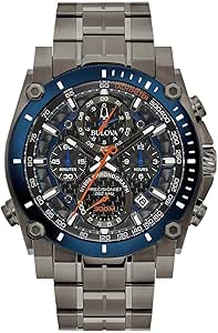 Bulova Precisionist Reloj de cuarzo para hombre con correa de acero ...