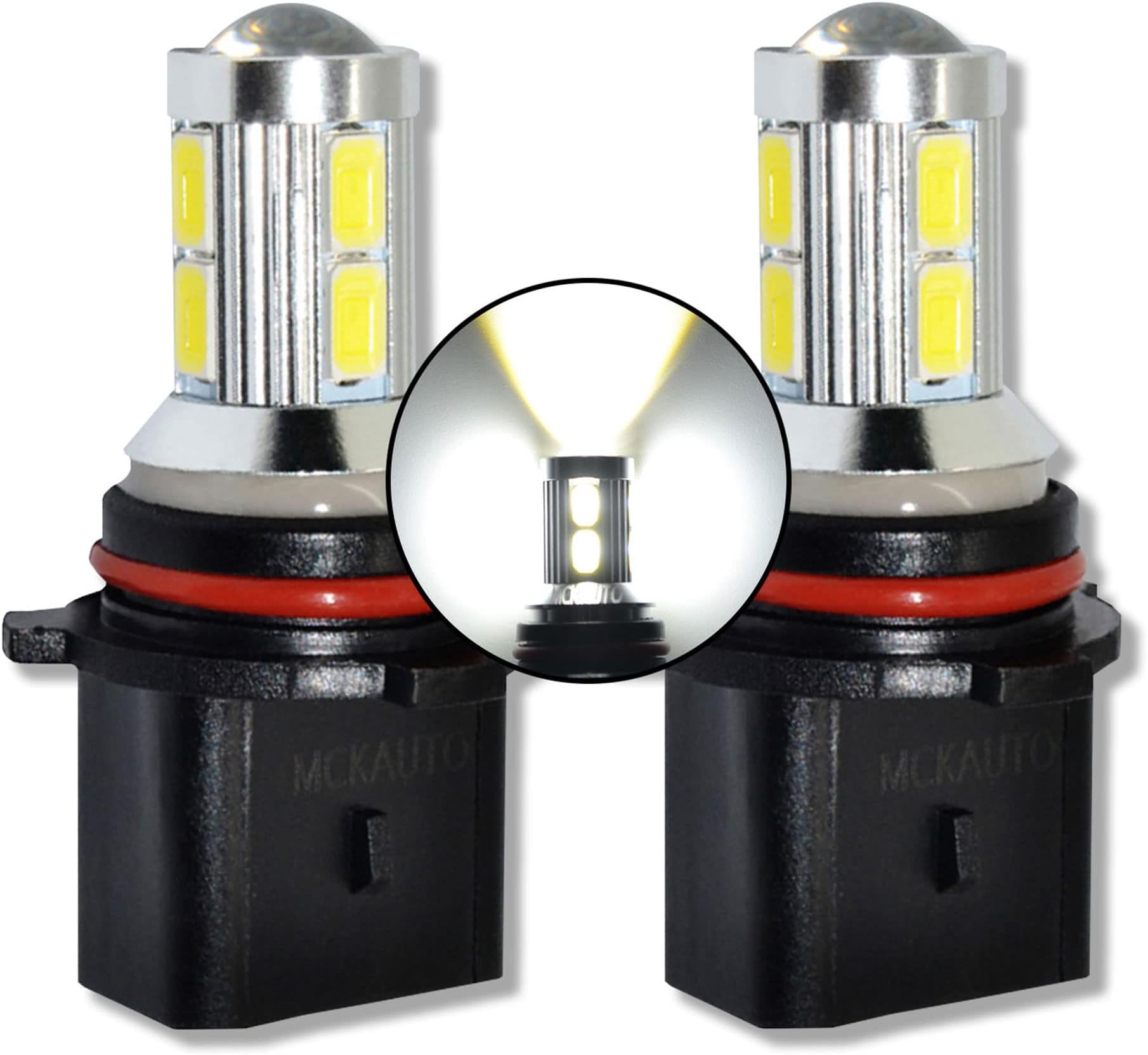 MCK Auto – P13W LED Canbus Bulbs Daytime Running Lights DRL White Very ...