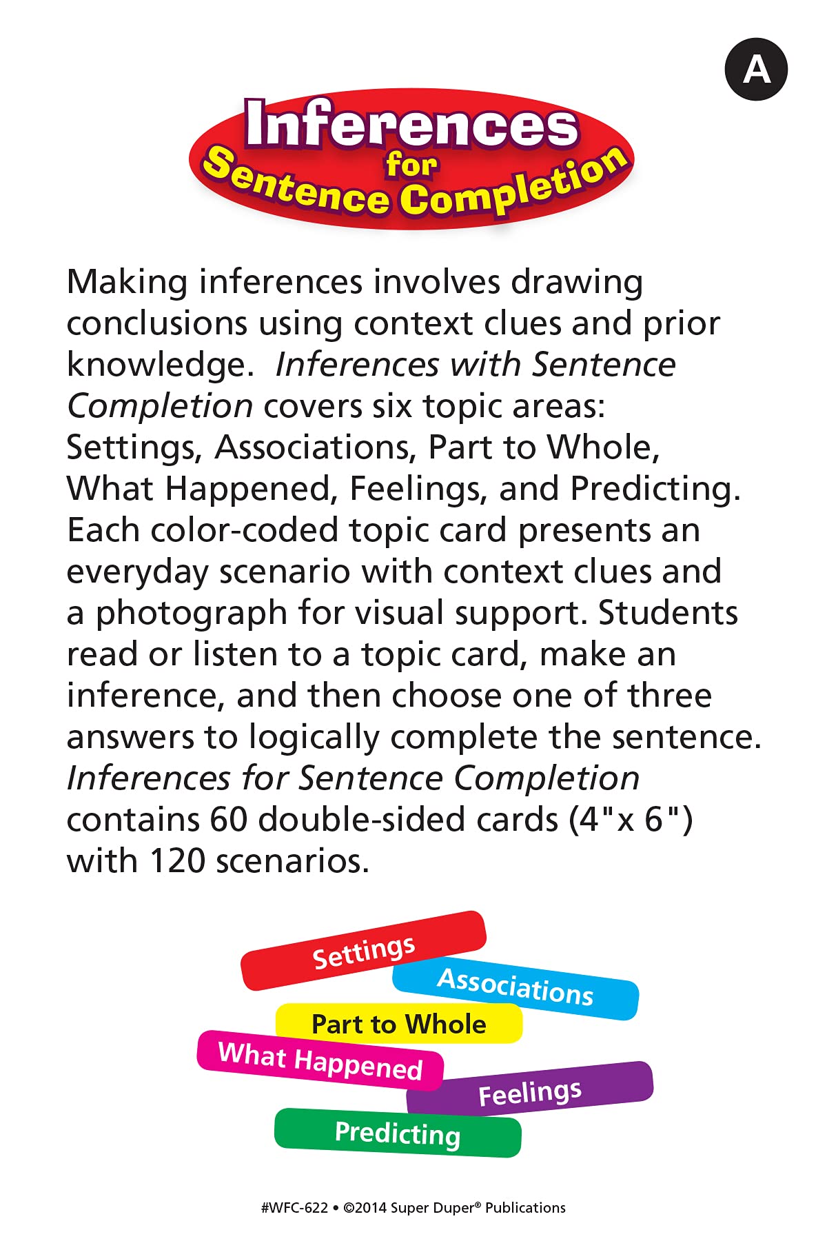 Buy Super Duper Publications | Inferences for Sentence Completion Fun ...