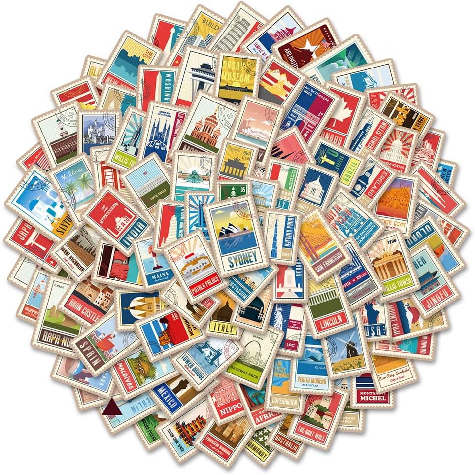 A5 Sticker Sheet Peru Vinyl Stickers - South America Country Landmarks ...