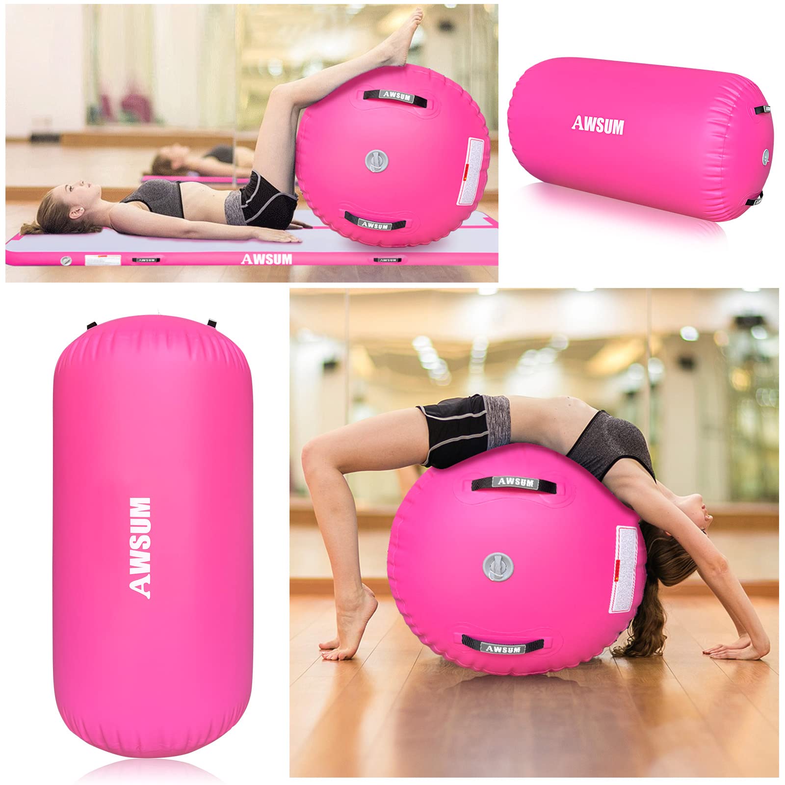 Gymnastics Air Roller Tumbling Barrel Back Somersault Backbend Trainer ...