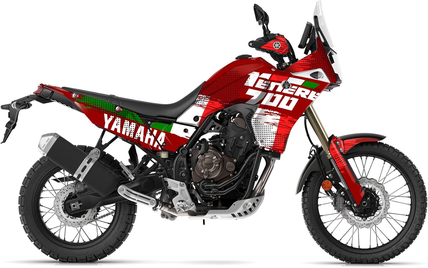 Amazon.com: Motostill Graphics Decal Kit Compatible with Tenere 700 T7 ...