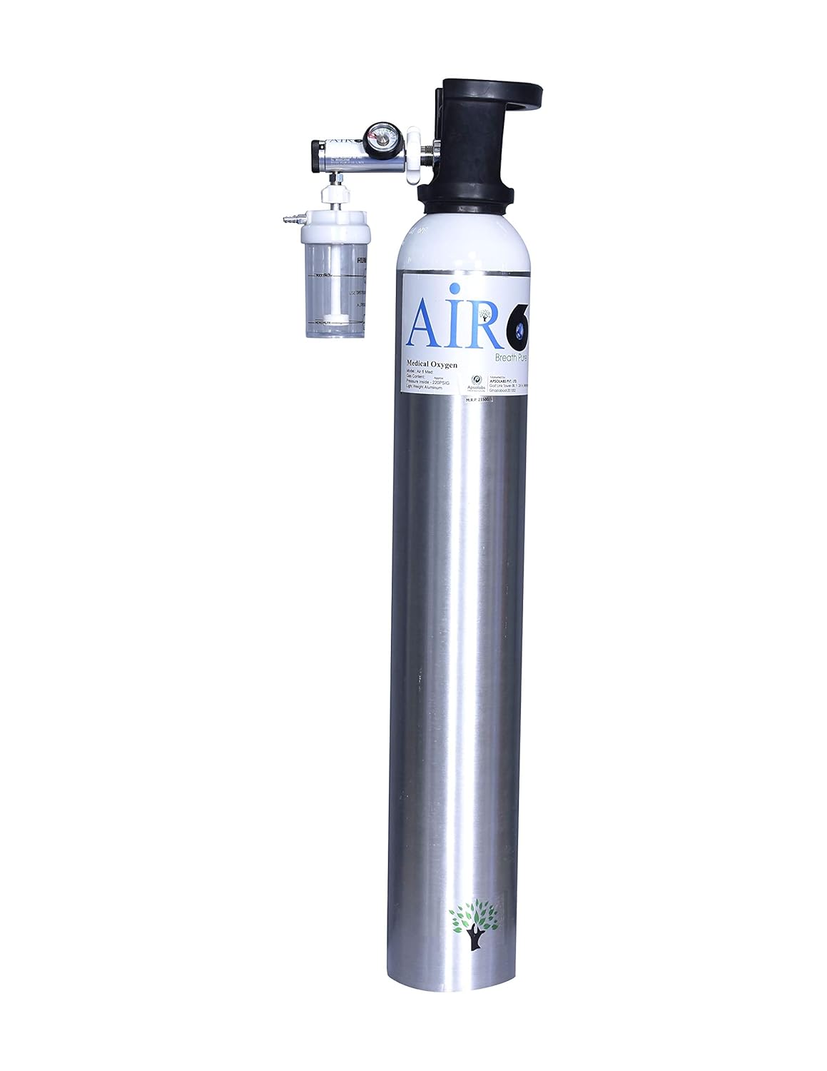 Buy Air6 Portable Ultra Light Medical Oxygen Cylinders (1500Liters ...