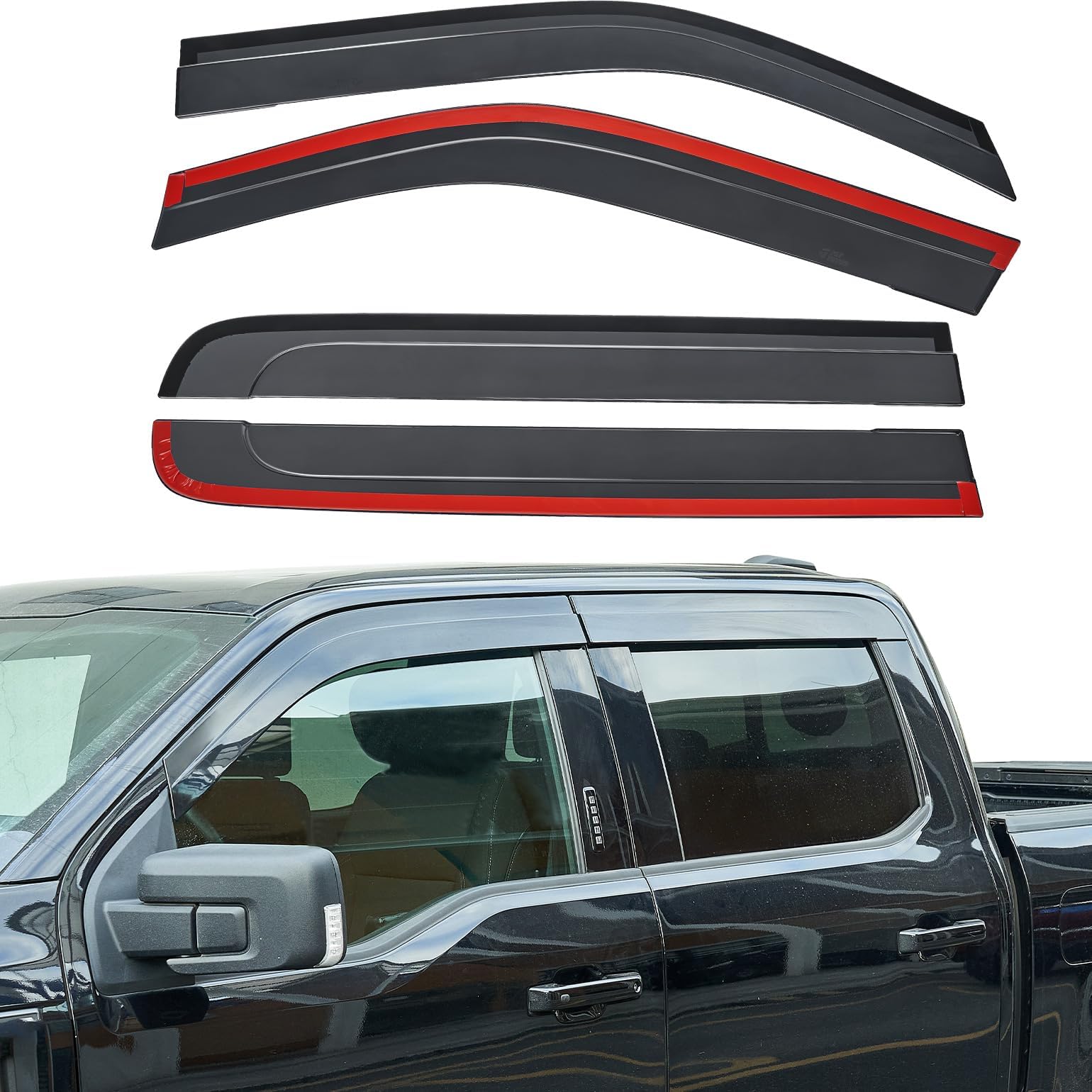 Amazon.com: JOYTUTUS Vent Visor Compatible with 2015-2024 Ford F150 ...